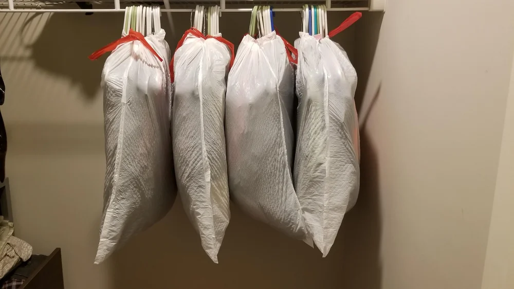 Easy Moving Hack: Moving Hanging Clothes — Think Outside the Closet ...