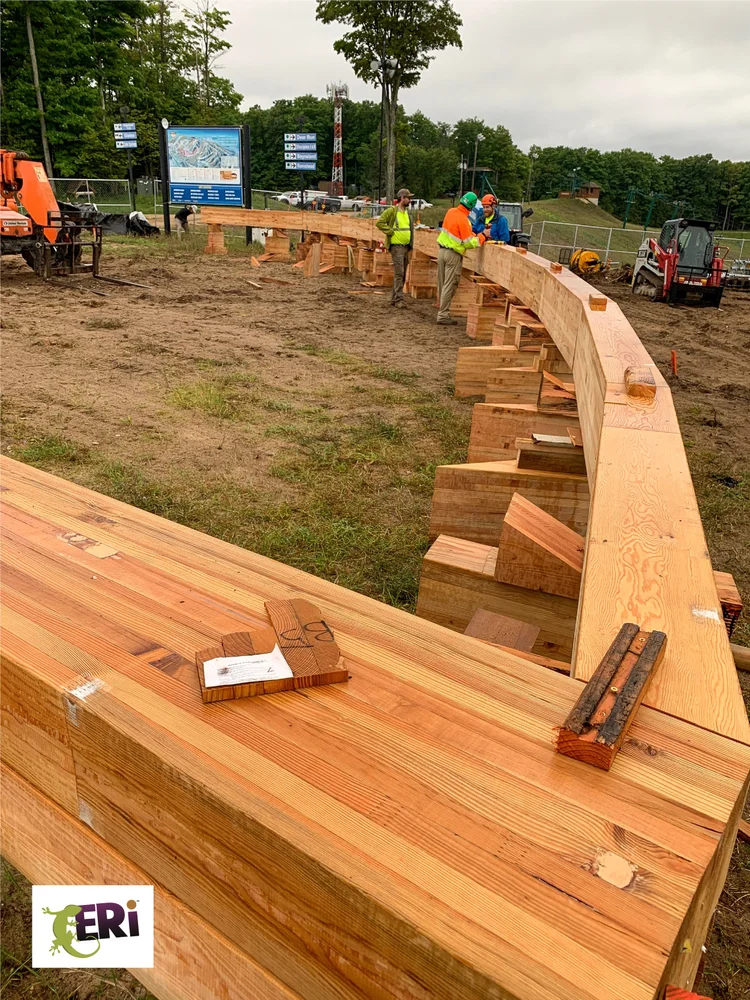 Designed and built by ERi...SkyBridge MI: the world's longest timber ...
