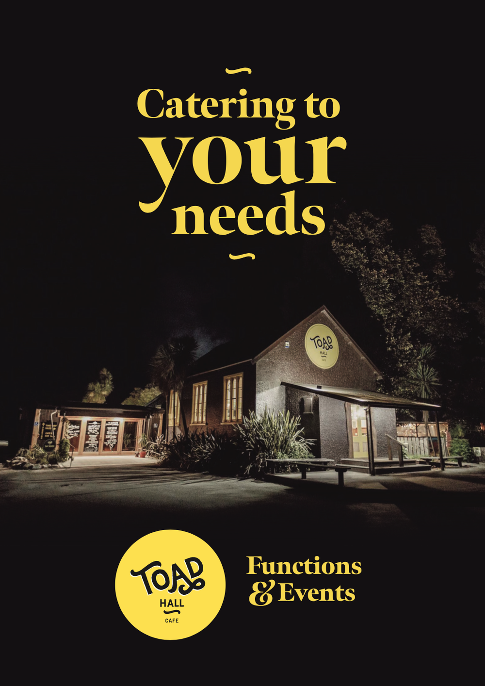 Events & Catering — Toad Hall