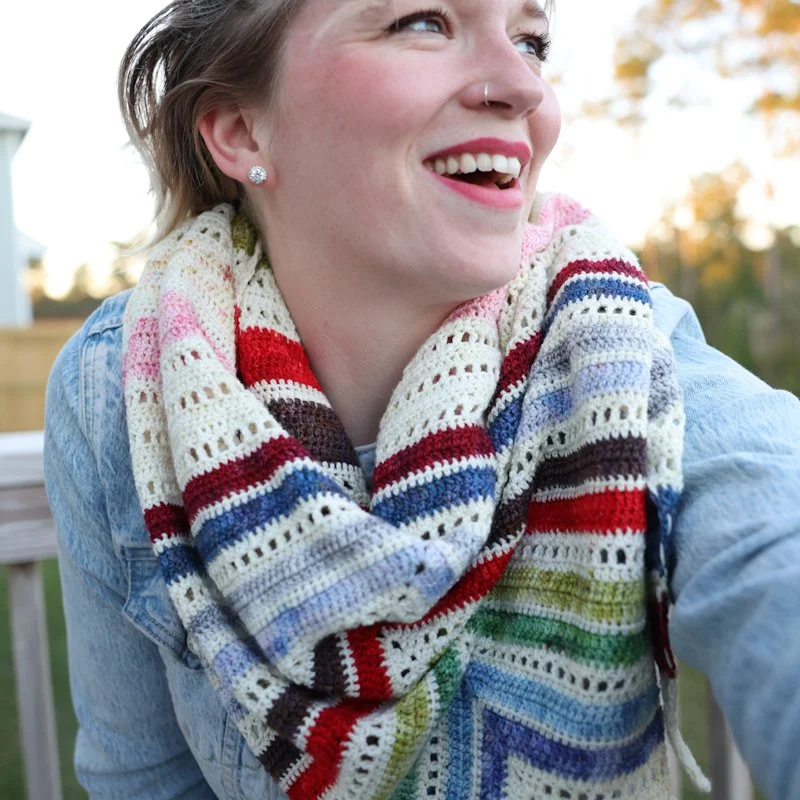 Autumn Waves Wrap Crochet & Knit Pattern Bundle — KnotBadBritt