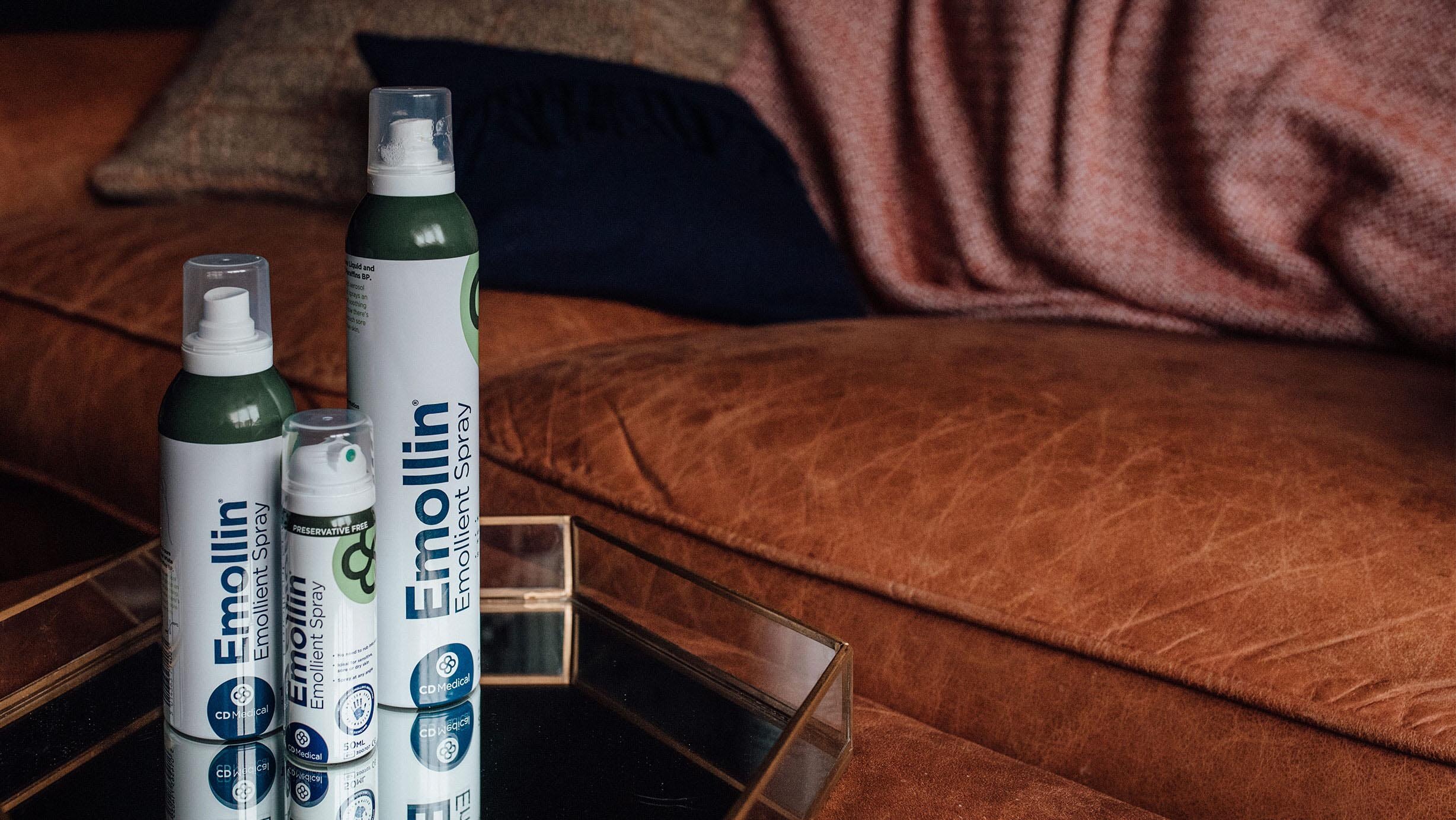 Psoriasis Relief - Spray-on Emollient for Psoriasis | Emollin® — Emollin