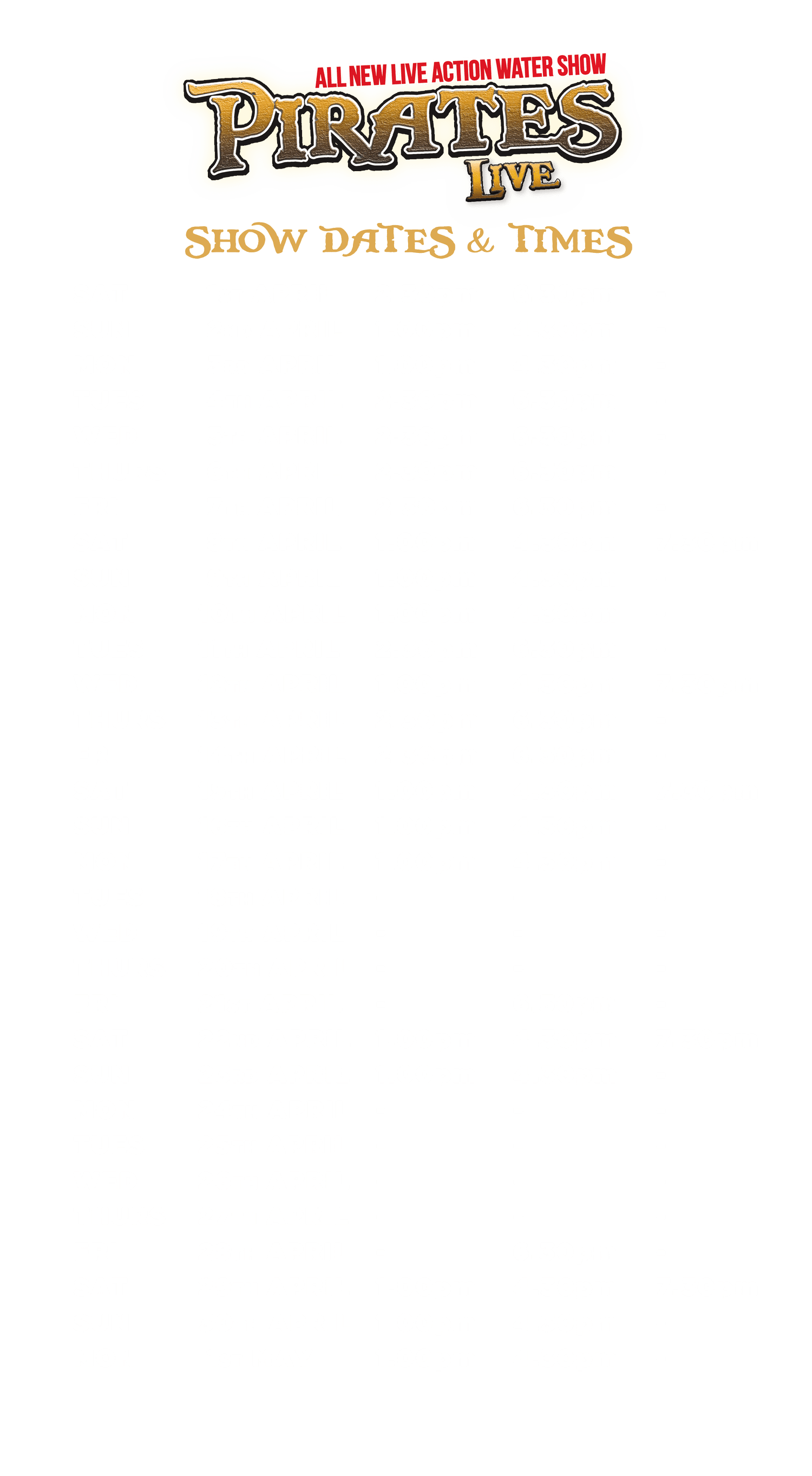 Pirates Live! — Hippodrome Circus