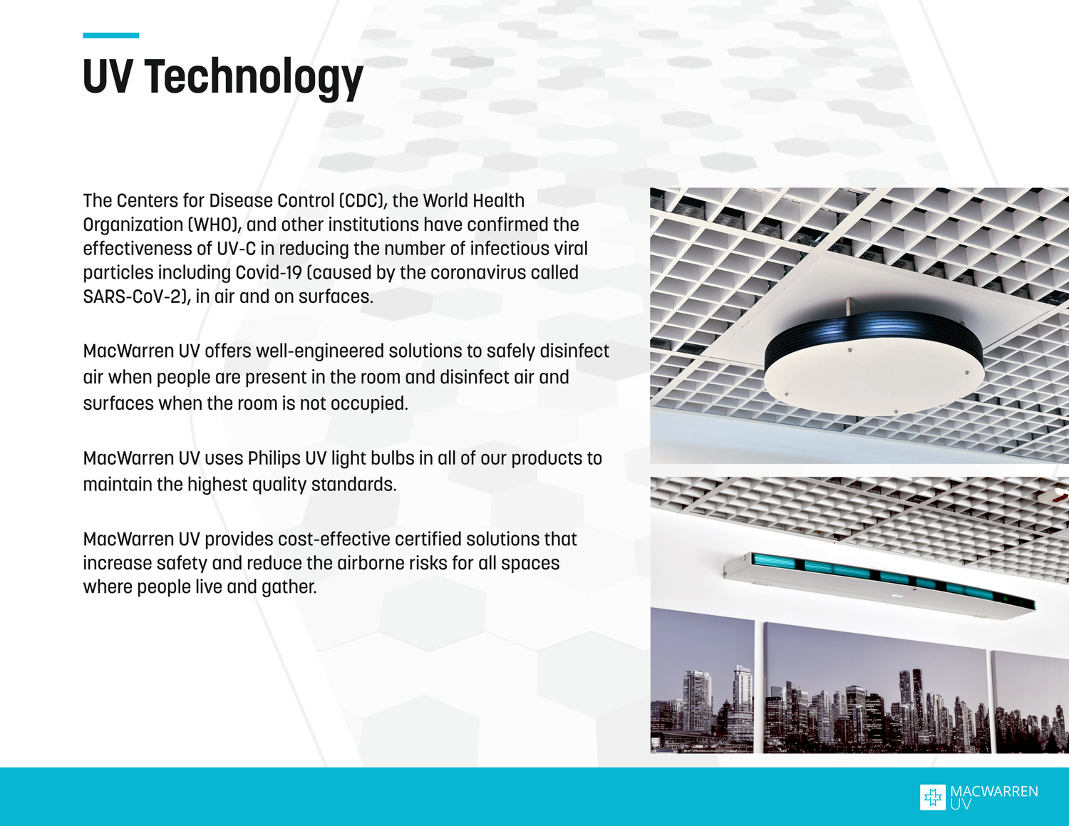 Professional UVC disinfection devices