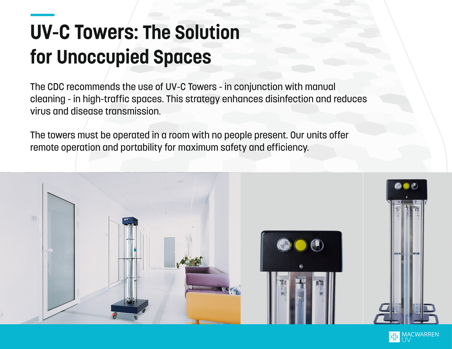 Professional UVC disinfection devices