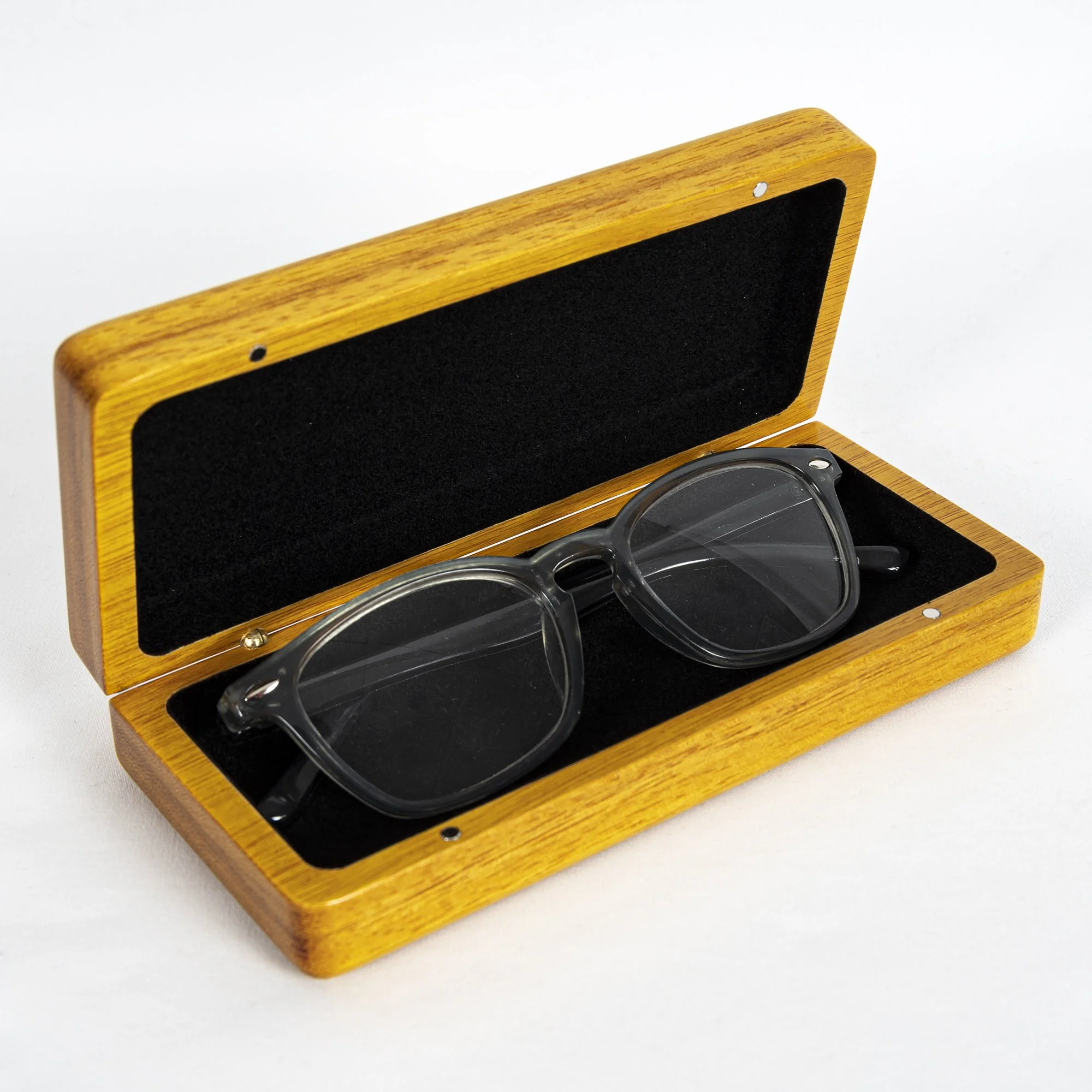 Mahogany Hardwood Case for Glasses and Sunglasses — T. Weatherhead & Co.