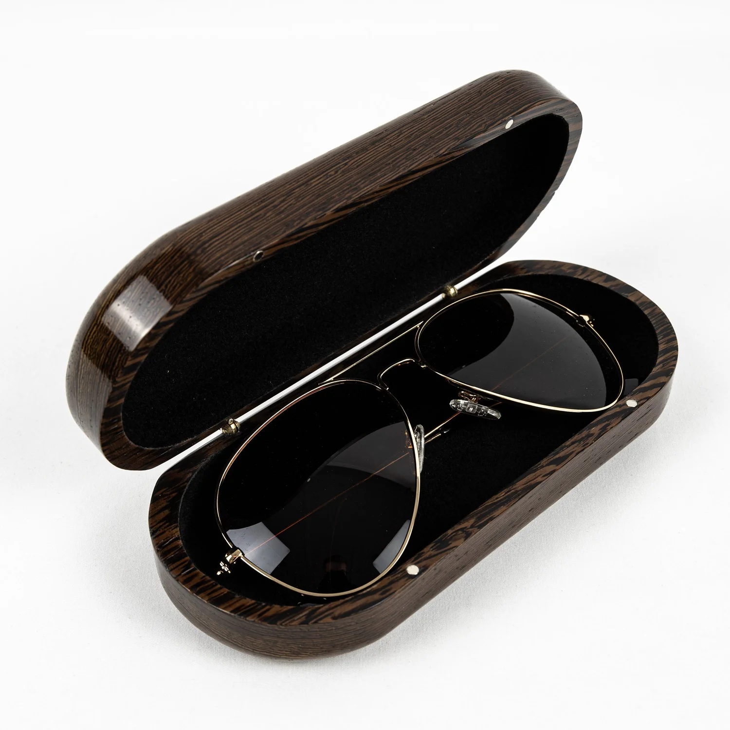 Mahogany Hardwood Case for Glasses and Sunglasses — T. Weatherhead & Co.