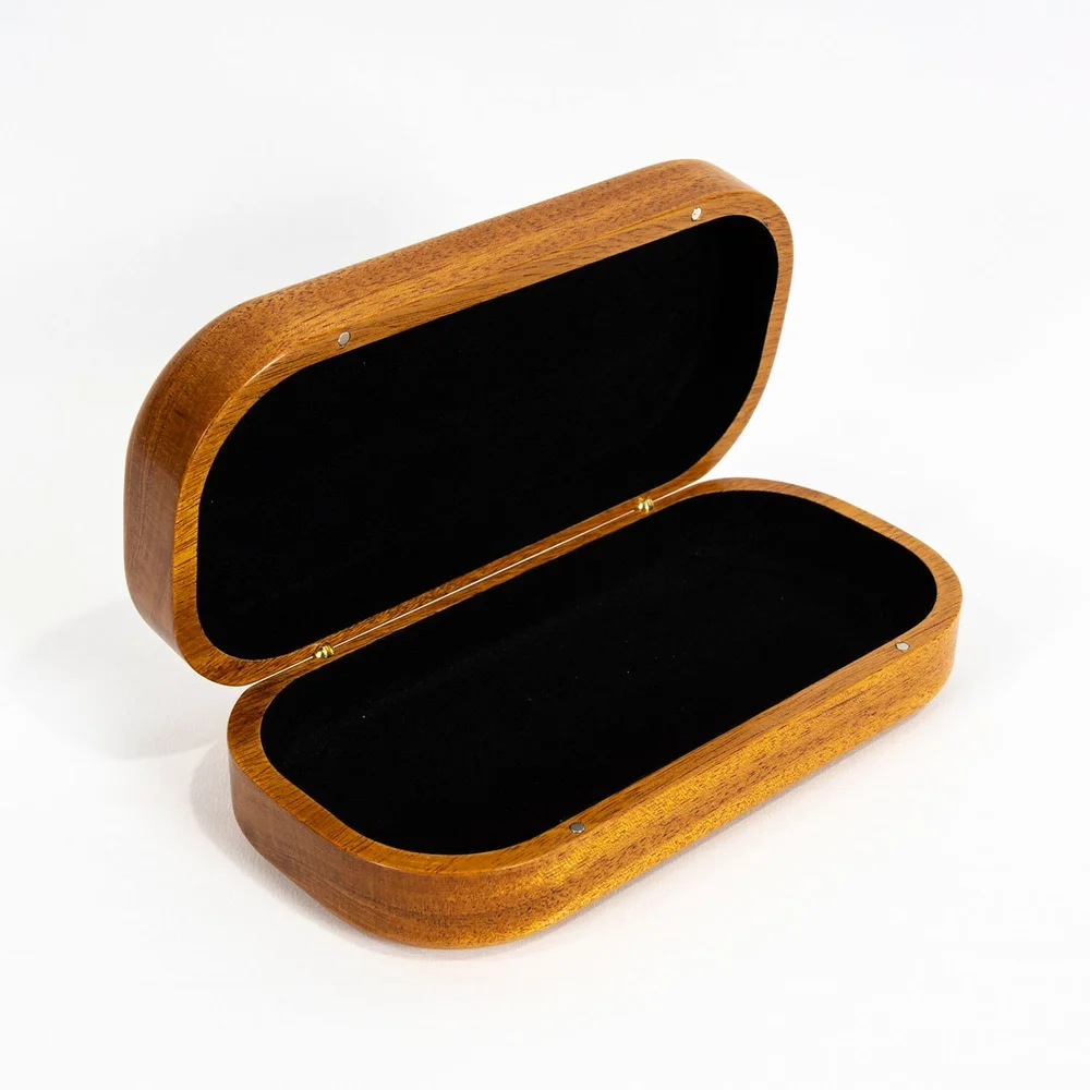 Mahogany Hardwood Case for Glasses and Sunglasses — T. Weatherhead & Co.