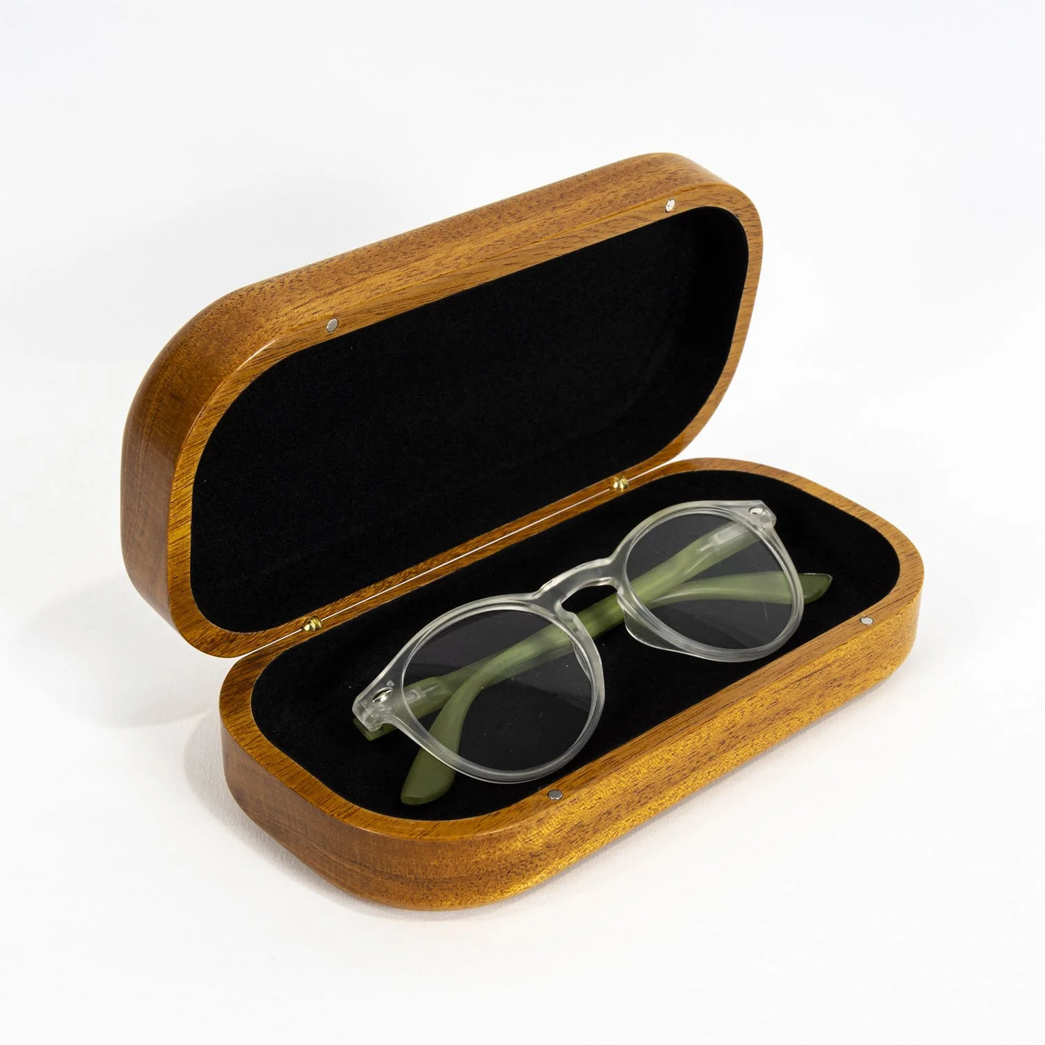 Mahogany Hardwood Case for Glasses and Sunglasses — T. Weatherhead & Co.