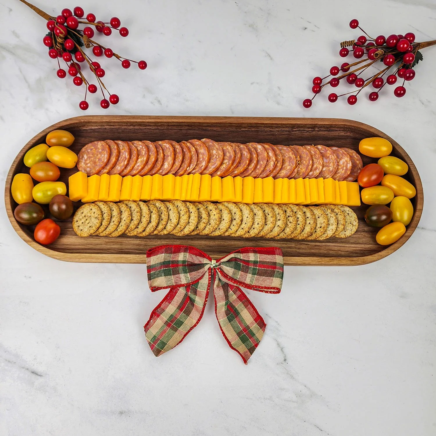 Christmas Tree Tray in Walnut — T. Weatherhead & Co.