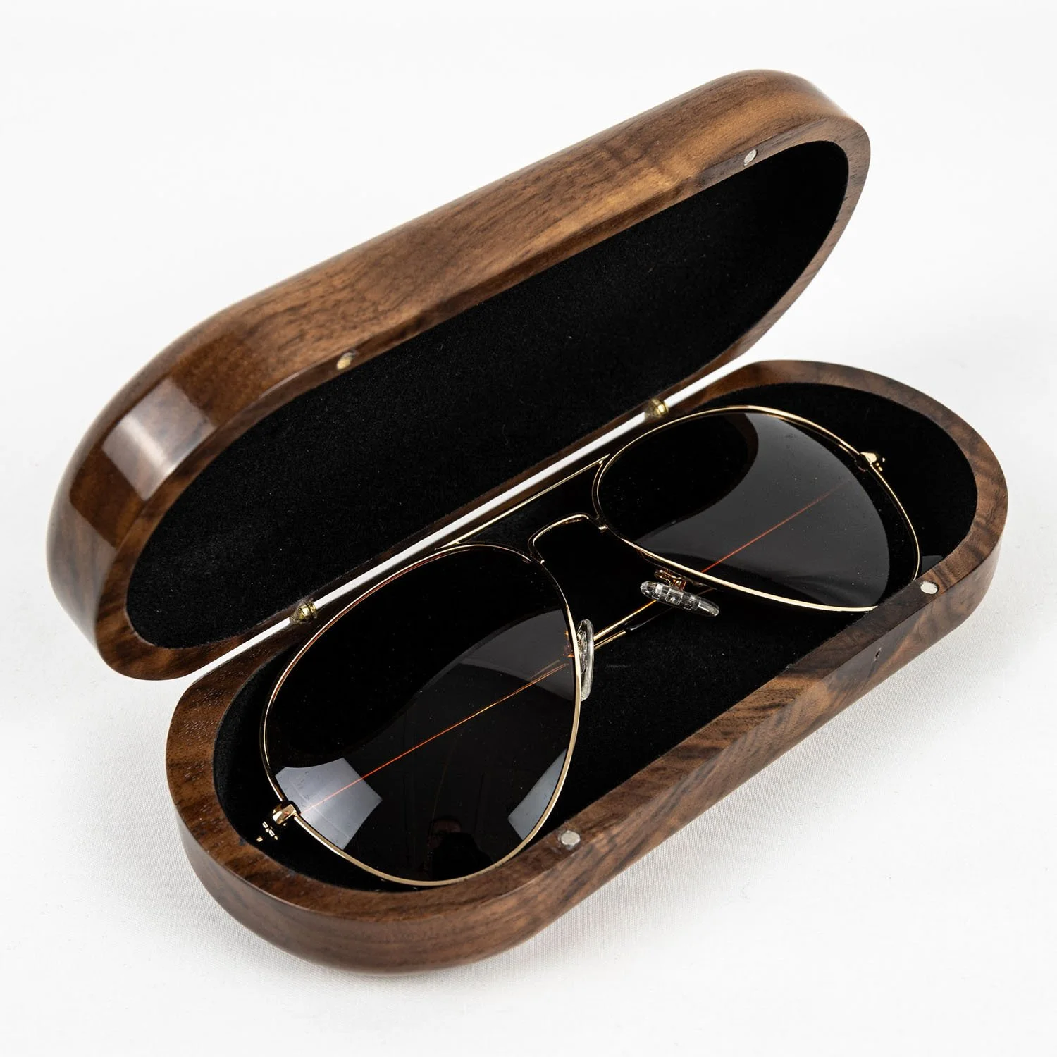 Mahogany Case for Glasses and Sunglasses — T. Weatherhead & Co.