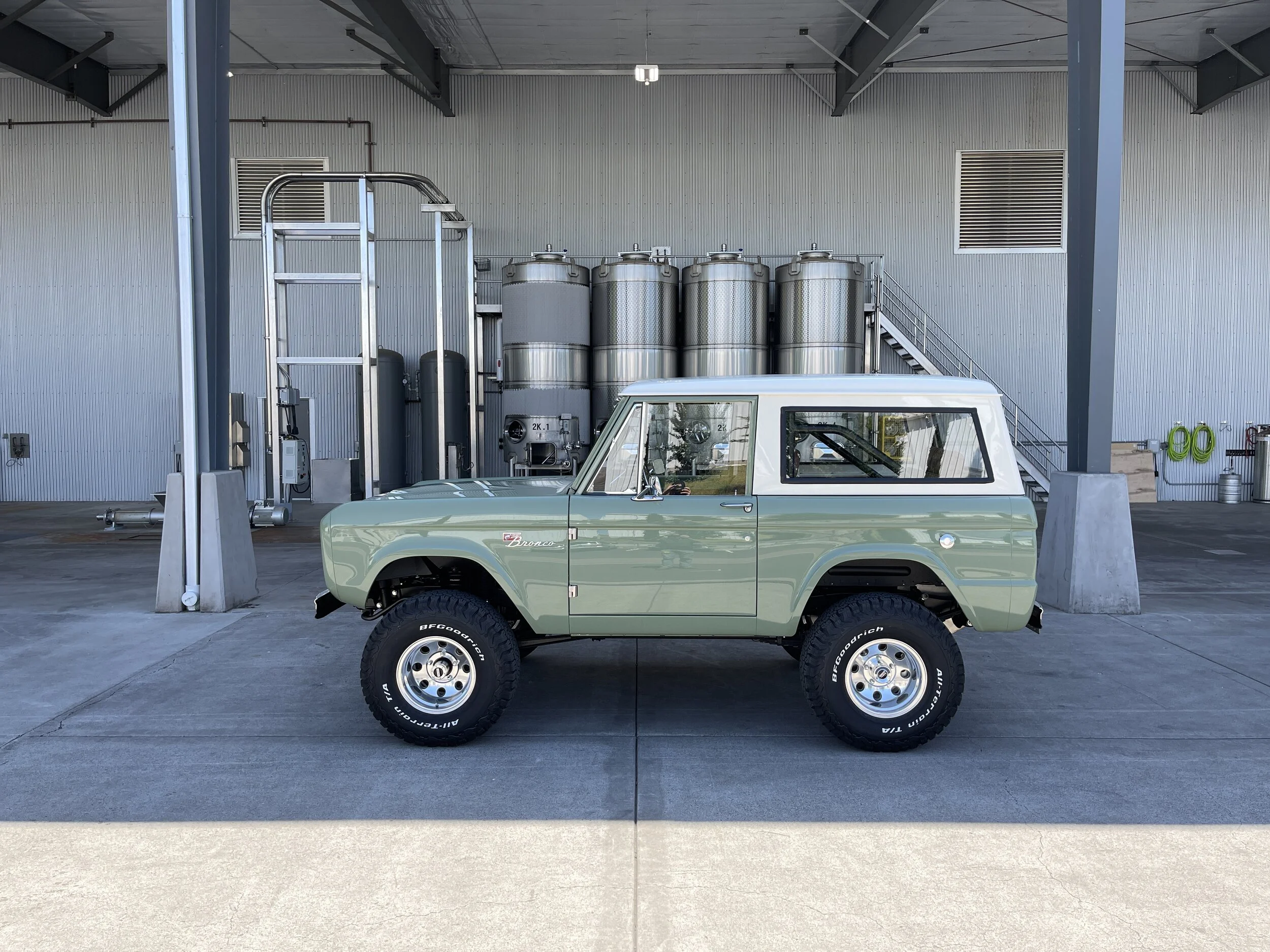 1969 Ford Bronco Boxwood Green Coyote | Customize Your Legend ...
