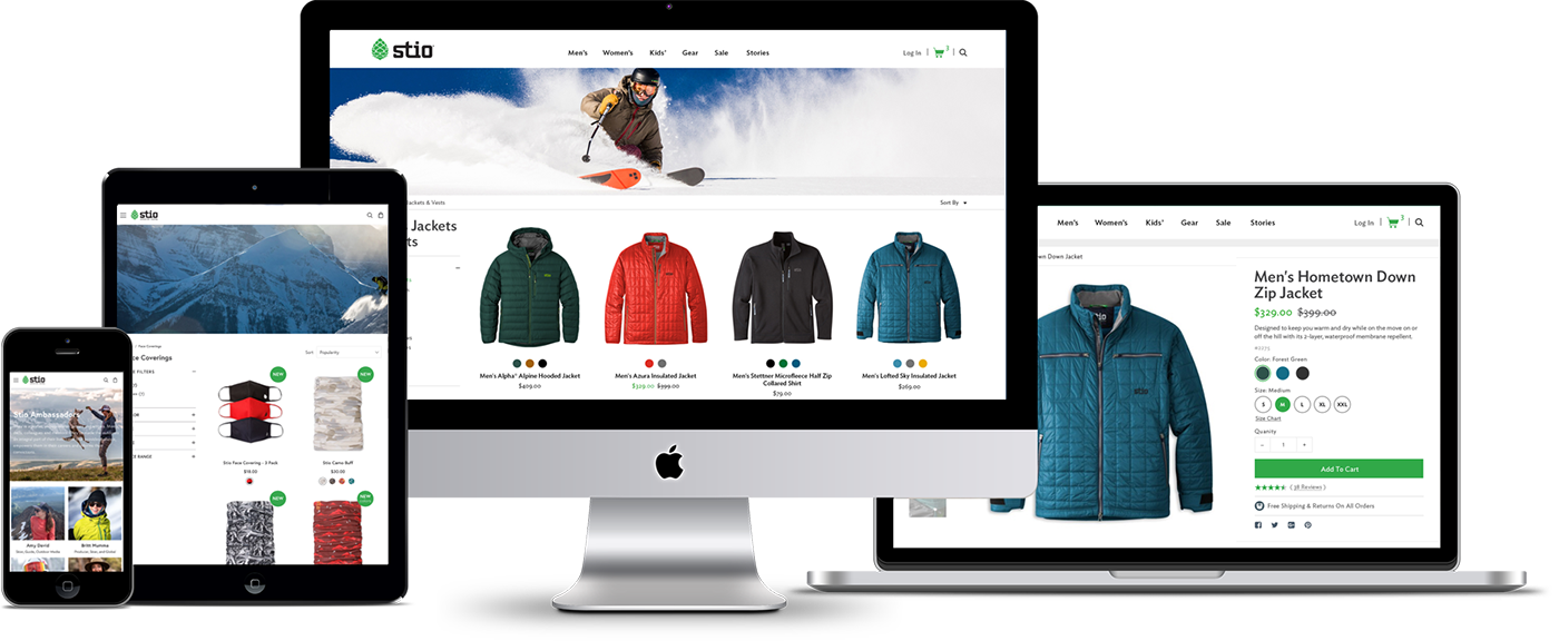 Stio - Outdoor Apparel Brand - Website Design - Jackson Hole, WY - Dunn ...