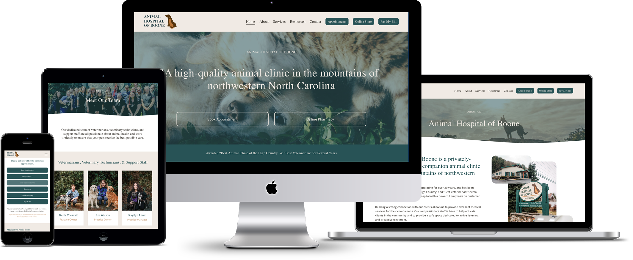 Animal Hospital of Boone - Dunn Creative - Graphic Design, Web ...