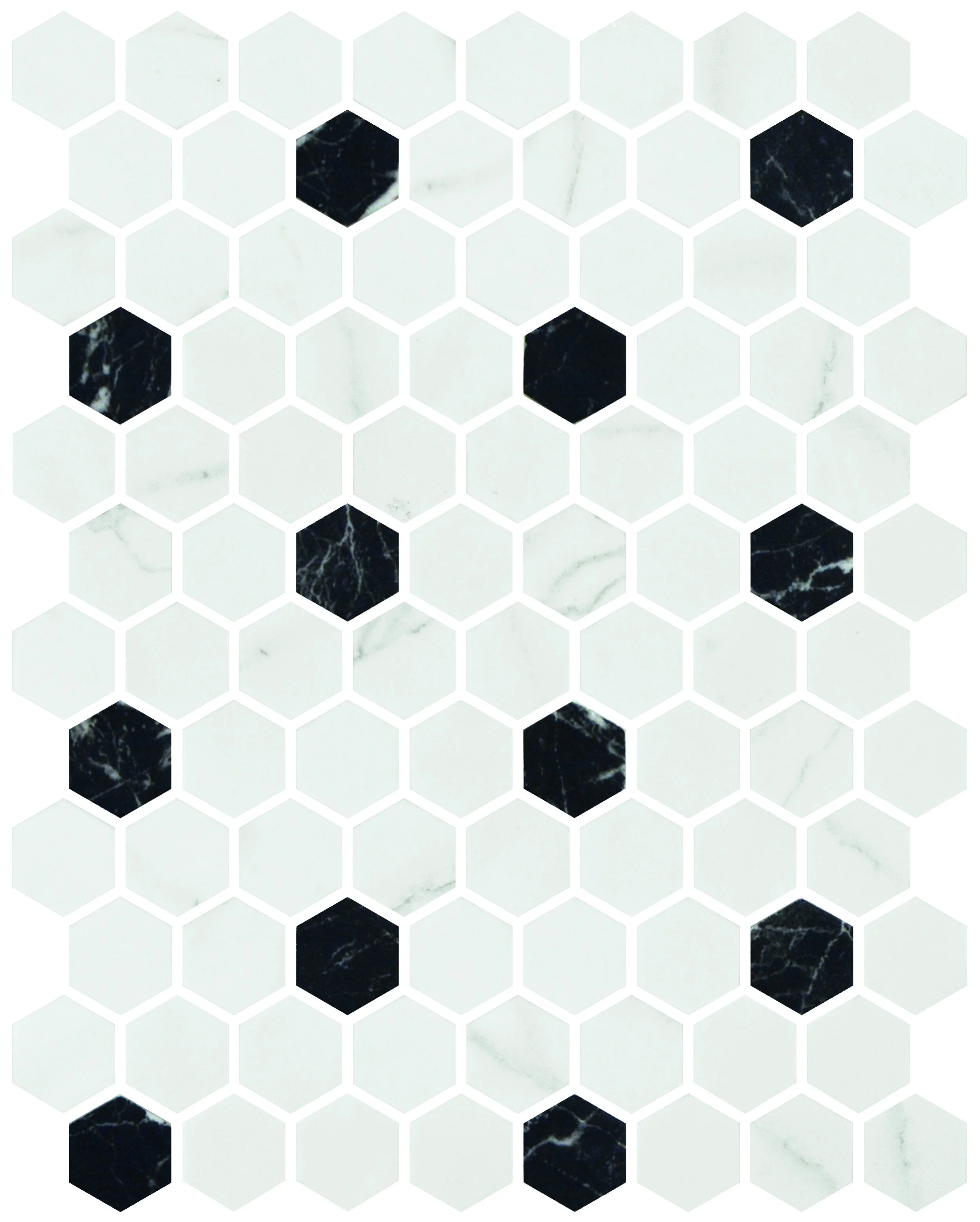 Mosaic Onix Hex Patterns — Julian Tile