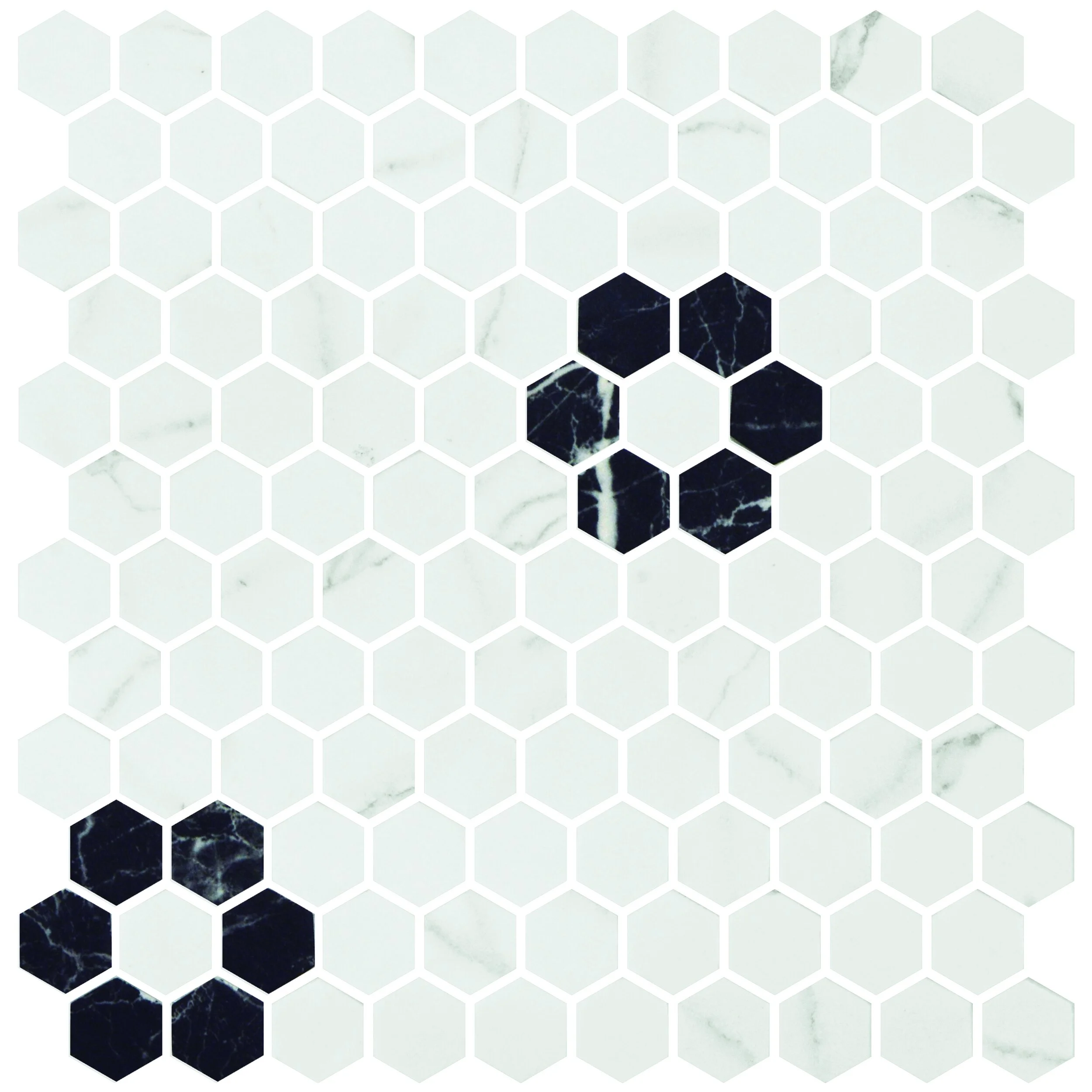 Mosaic Onix Hex Patterns — Julian Tile