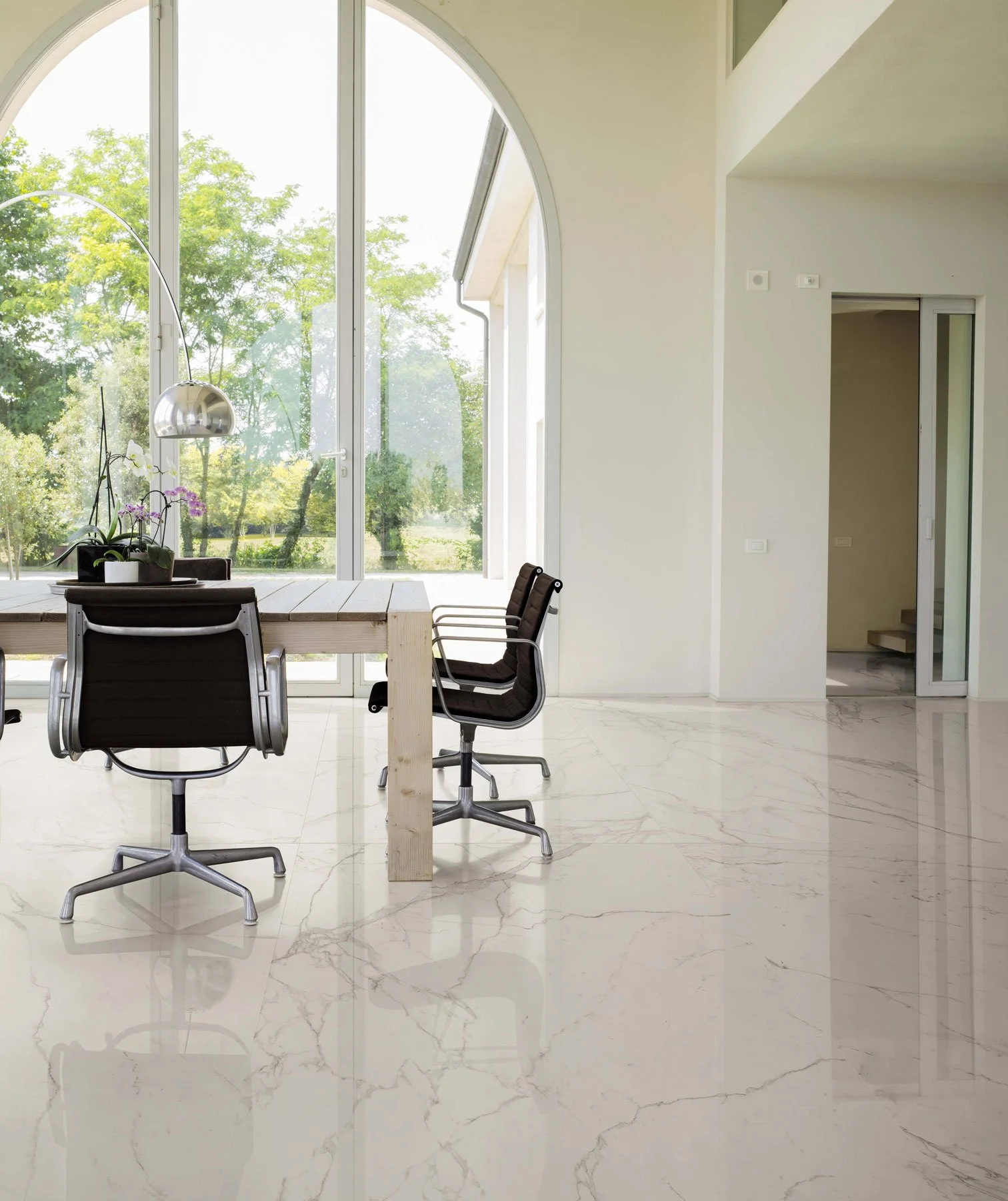 Cosmo Marble Look Porcelain Hexagon — Julian Tile