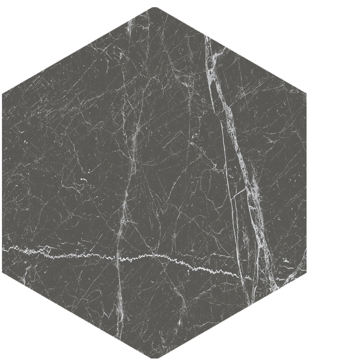 Cosmo Marble Look Porcelain Hexagon — Julian Tile