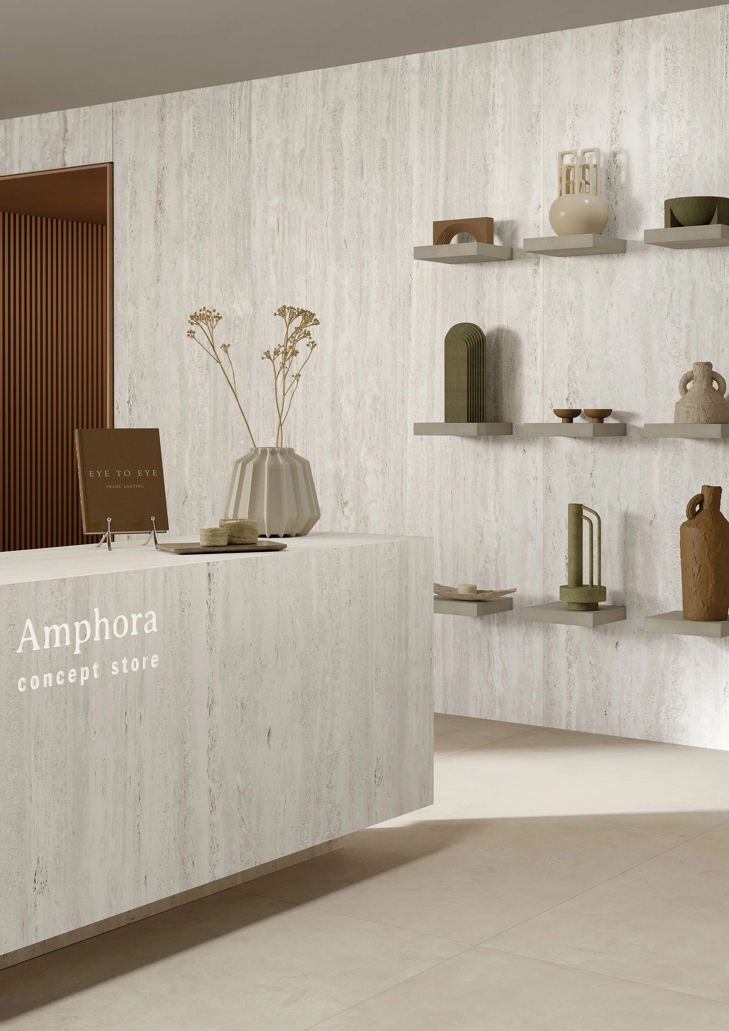 Elysian Travertino Pearly Natural Cross — Julian Tile