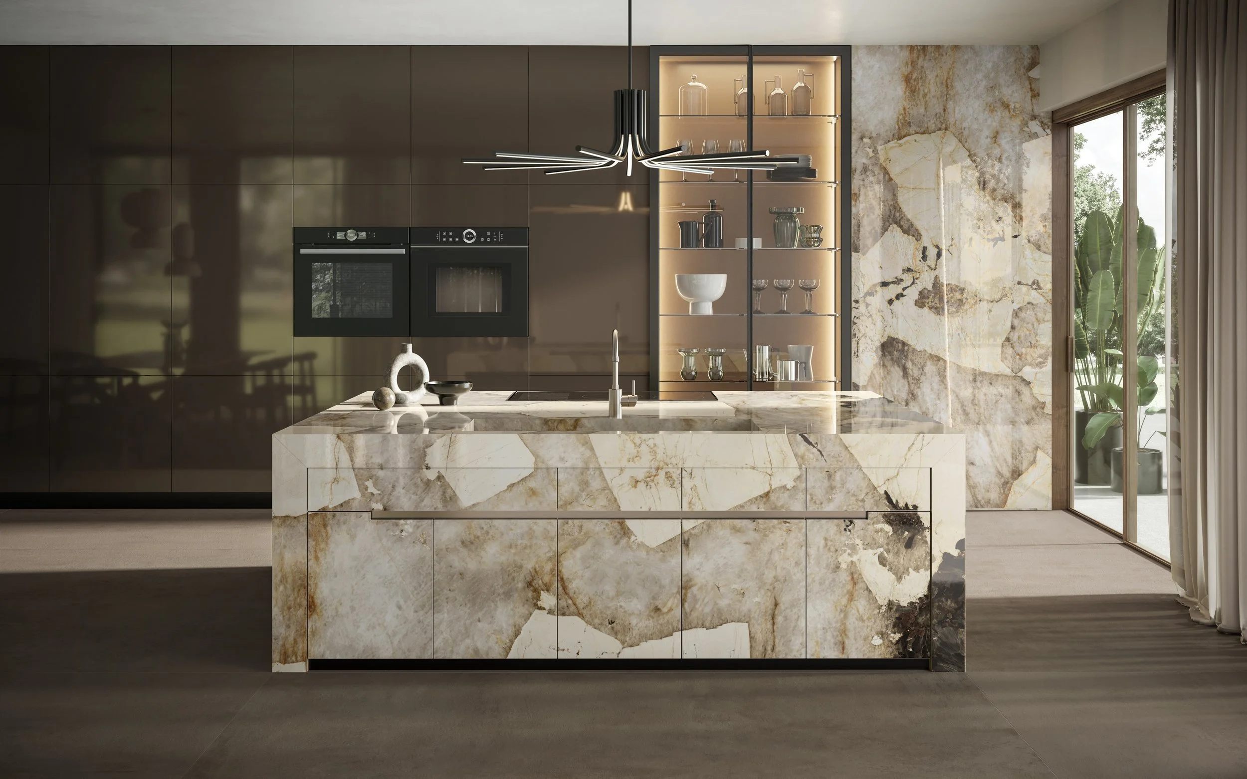 Marvel Gala Desert Porcelain Slabs from Italy — Julian Tile
