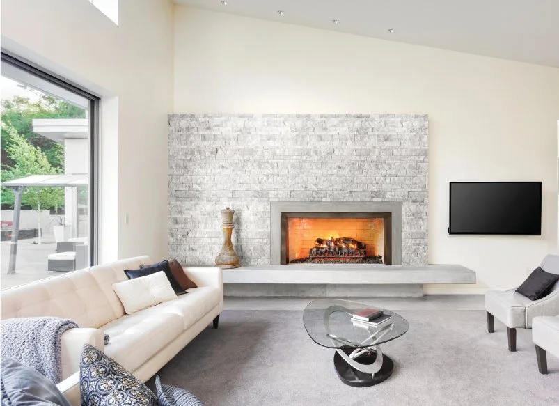 Travertine Split Face Design — Julian Tile