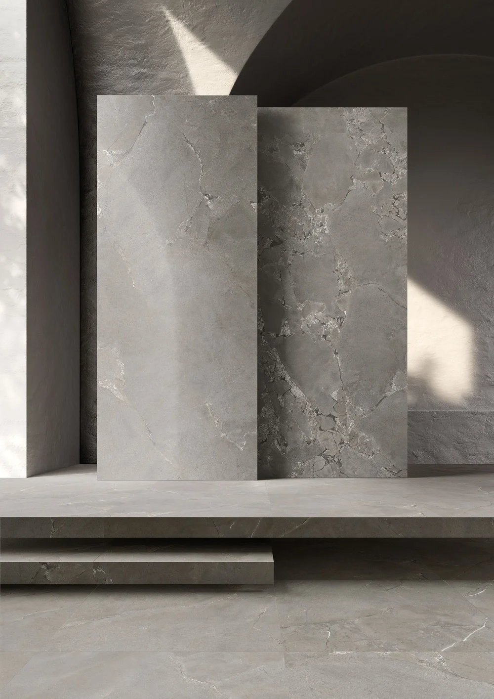 Elysian Travertino Pearly Natural Cross — Julian Tile