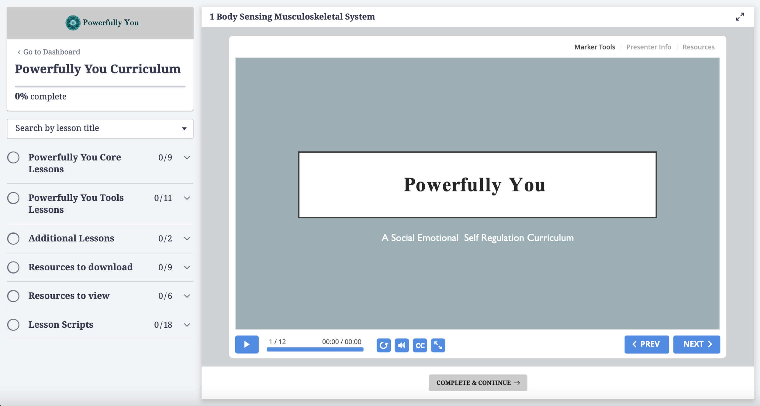 Powerfully You – Self Regulation Curriculum — Powerfully You