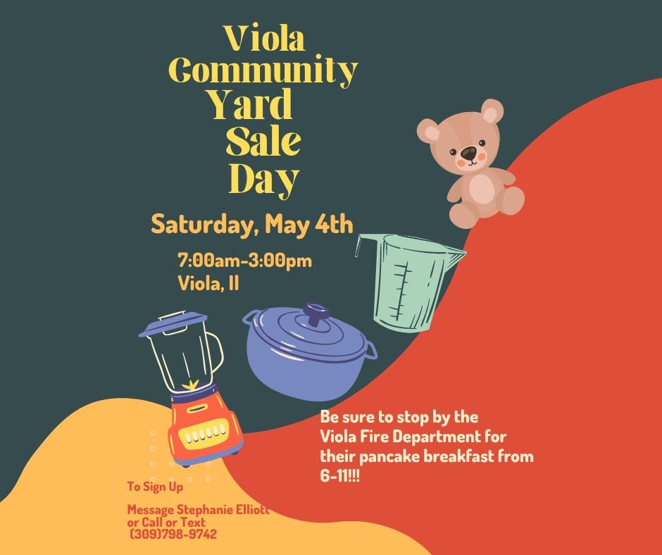 Viola Community Yard Sale Day— Visit Mercer County, IL