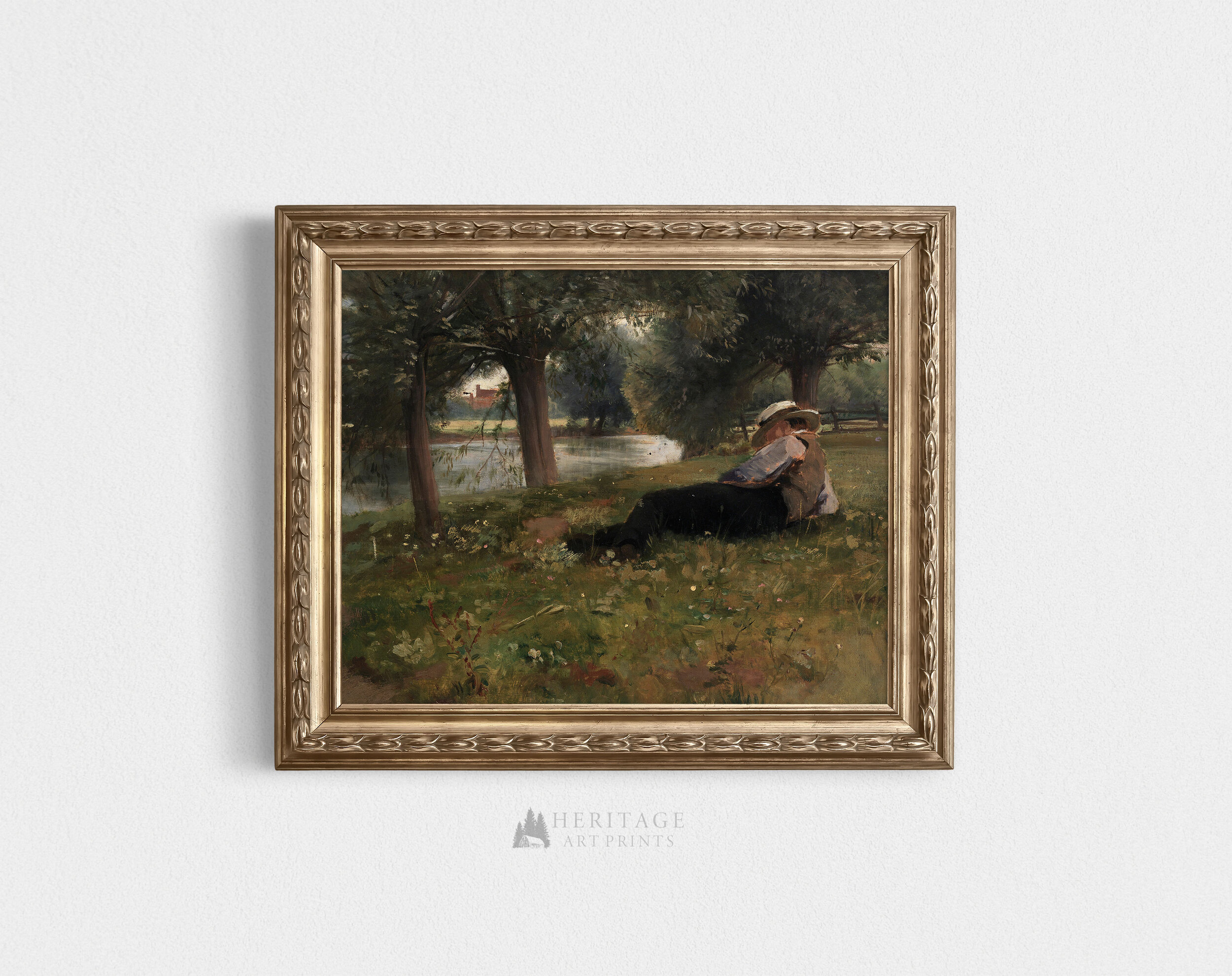 Portrait Oil Painting - Fine Art Print — HERITAGE ART PRINTS