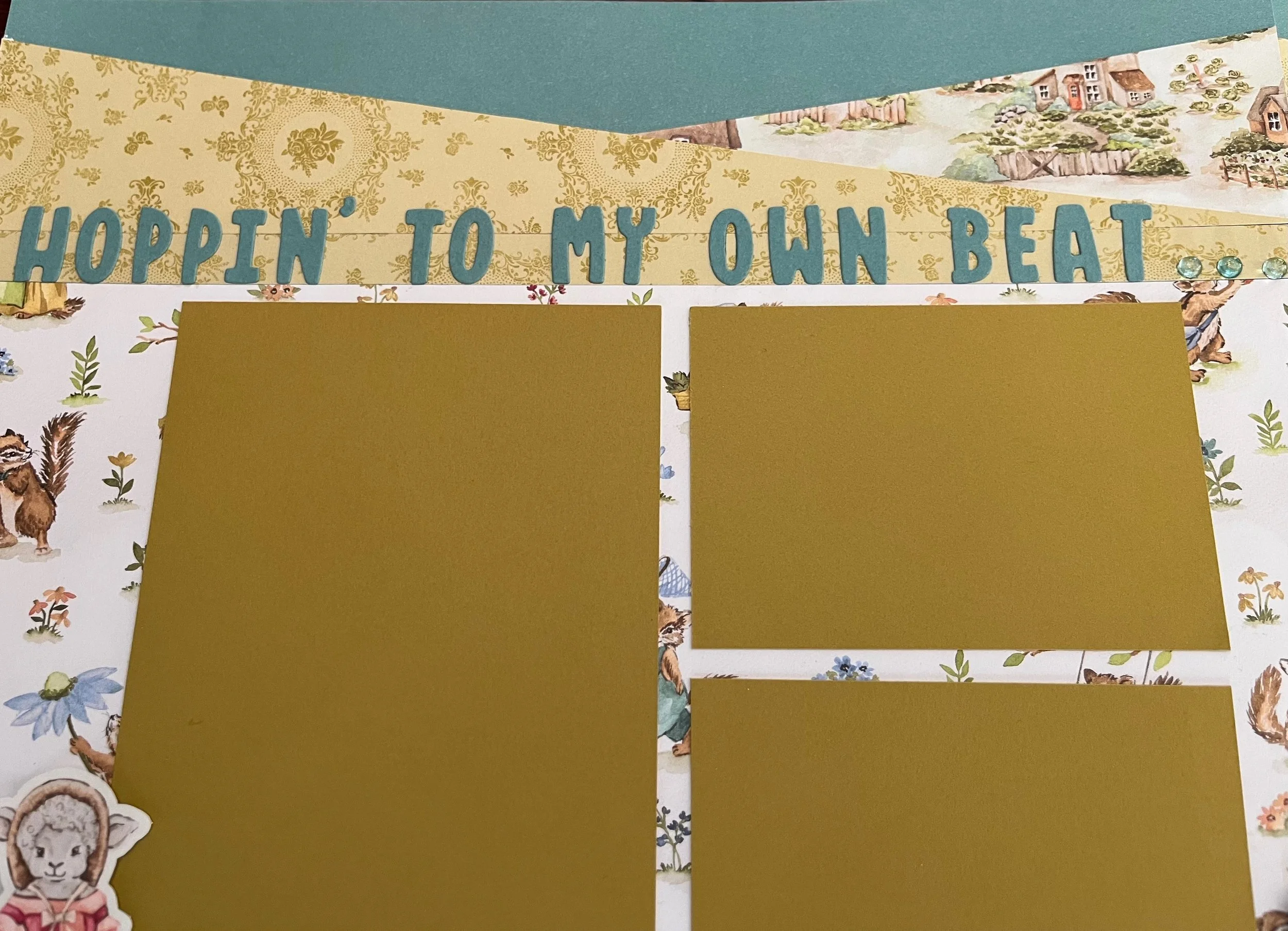 Storybook Moments scrapbook spread — Stamptogether