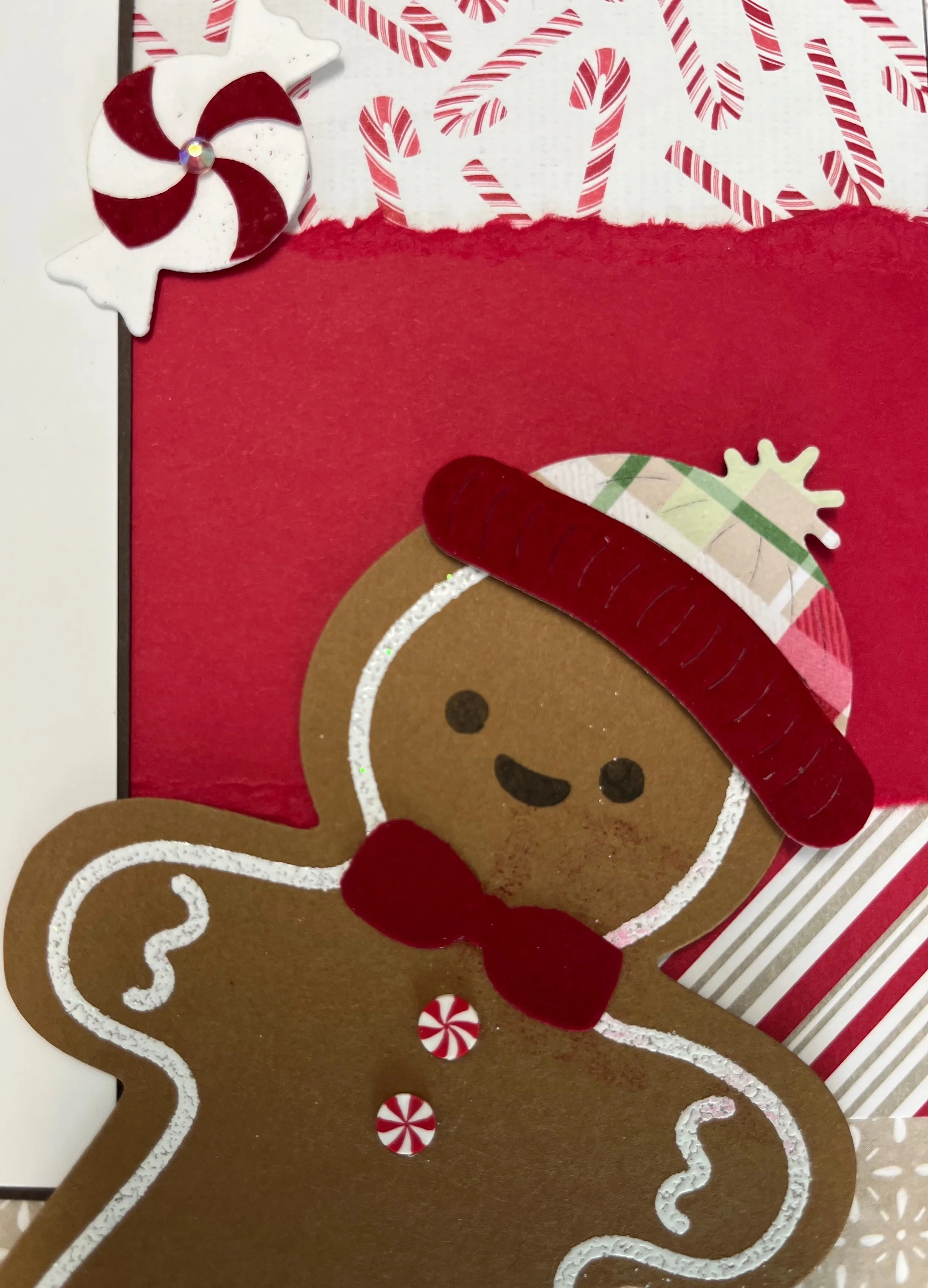 Gingerbread Holiday Scrapbook Layout — Stamptogether