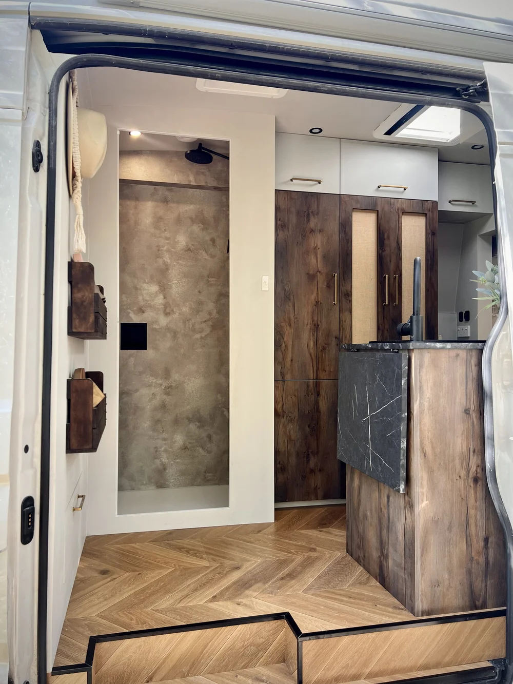 Beautiful Campervan Conversion with Bed Lift by Blackbird Camper Co ...