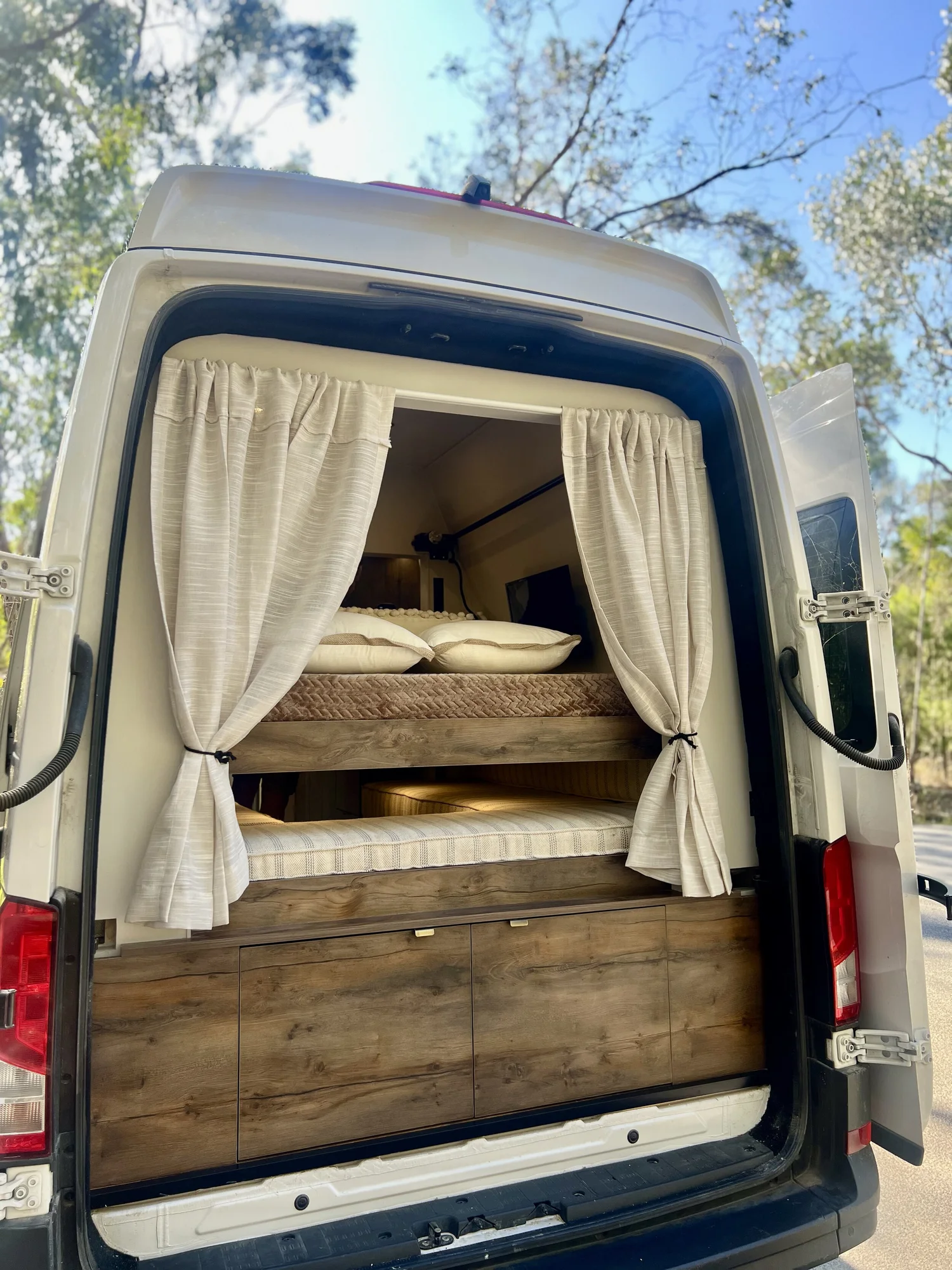 Beautiful Campervan Conversion with Bed Lift by Blackbird Camper Co ...