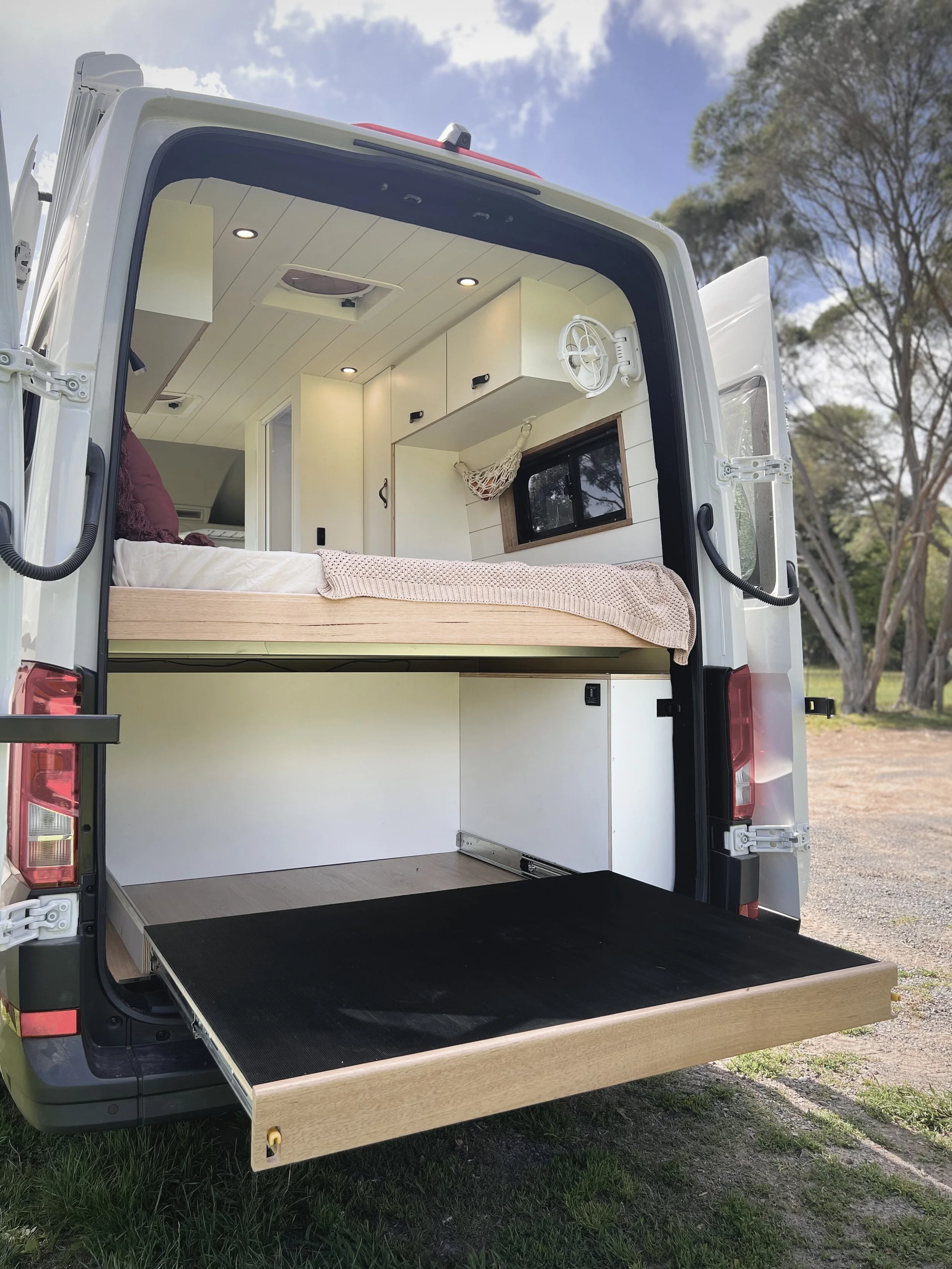 Crafter MWB - Indoor Shower — Blackbird Camper Co.