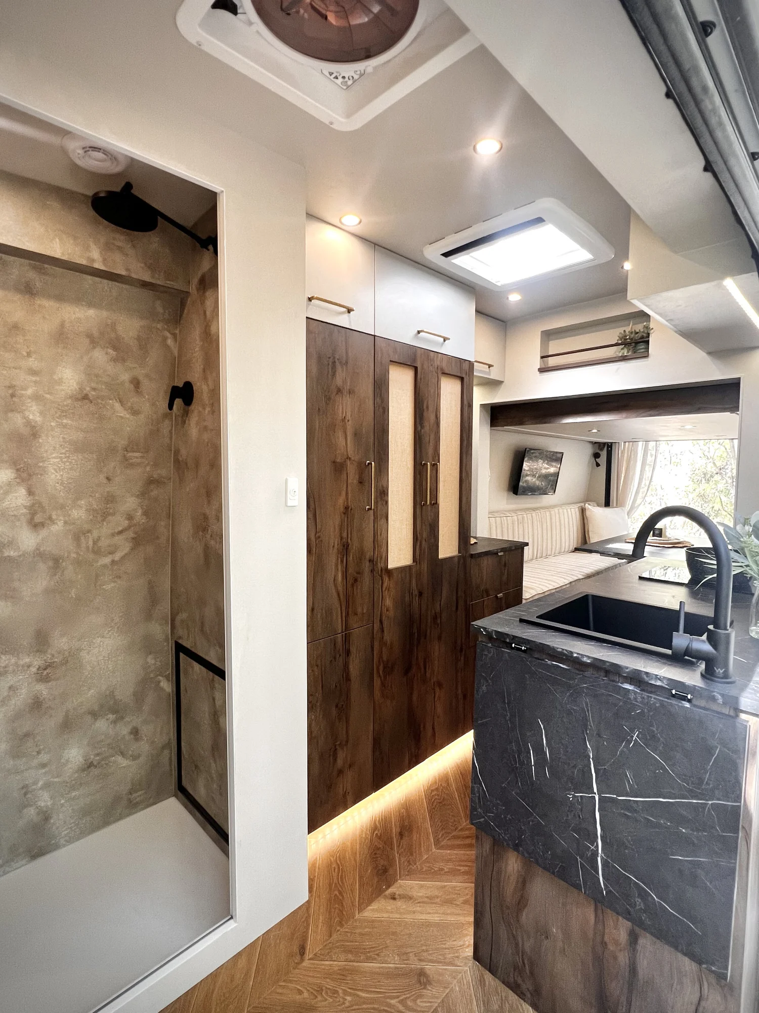 Beautiful Campervan Conversion with Bed Lift by Blackbird Camper Co ...