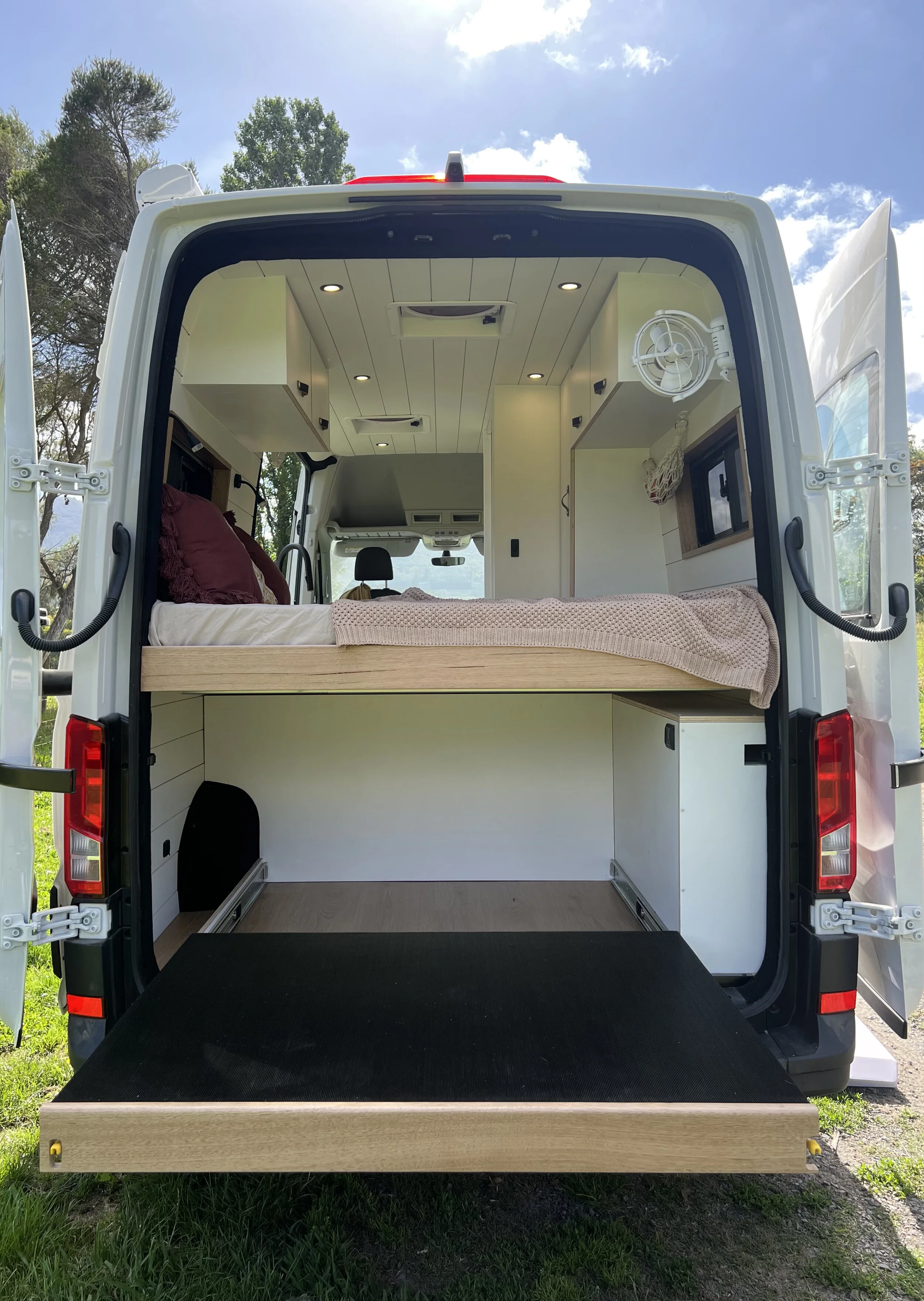 Crafter MWB - Indoor Shower — Blackbird Camper Co.