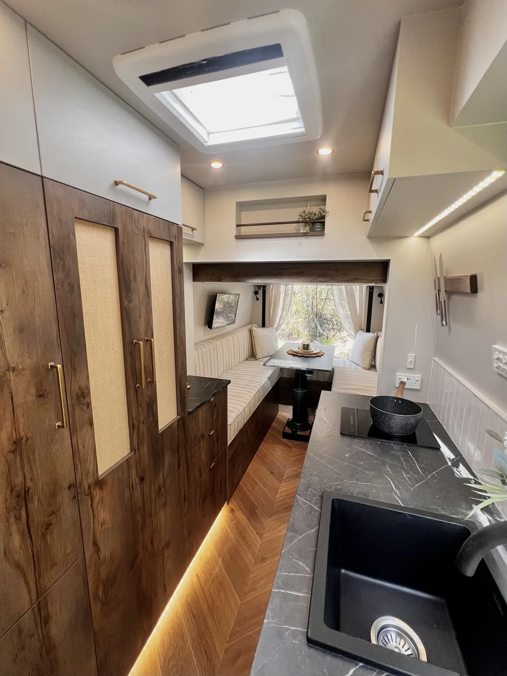 Beautiful Campervan Conversion with Bed Lift by Blackbird Camper Co ...