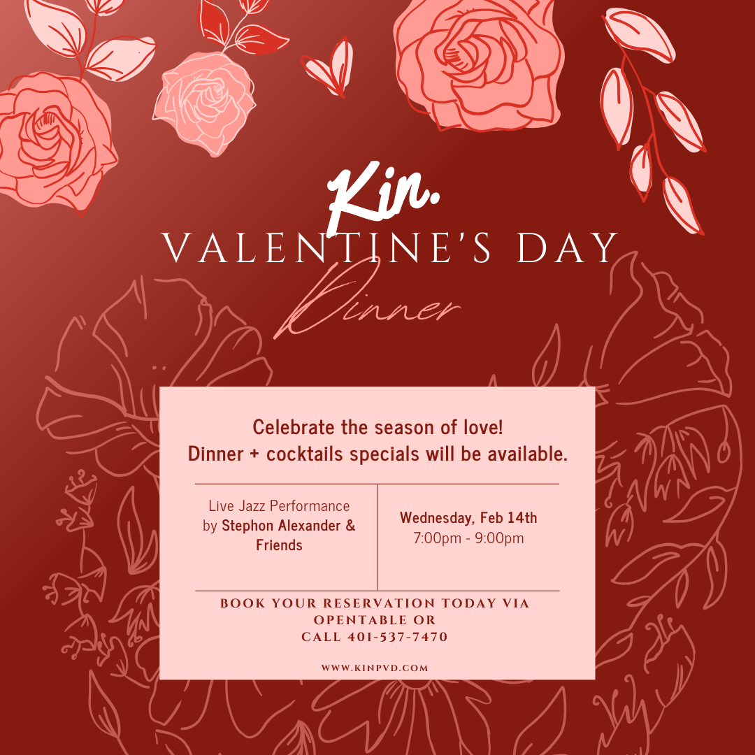 Valentine's Day 2024 - Kin Southern Table + Bar – Eat Drink RI