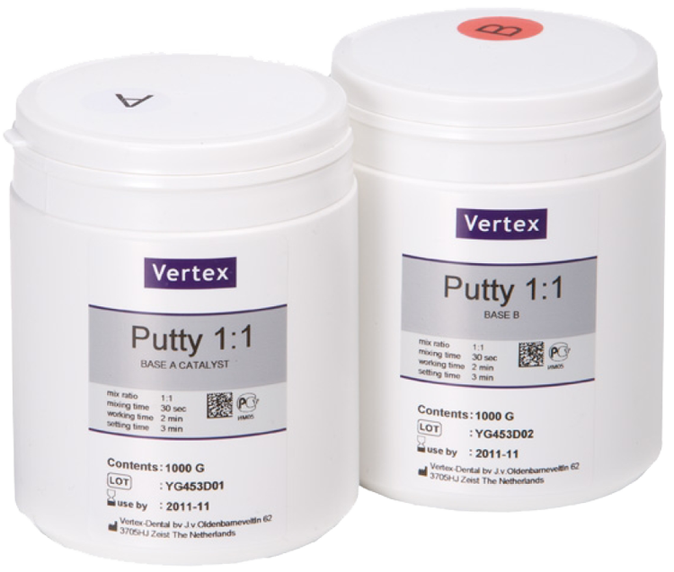 Vertex Silicone Putty's — Vertex Dental - Premium Denture Solutions