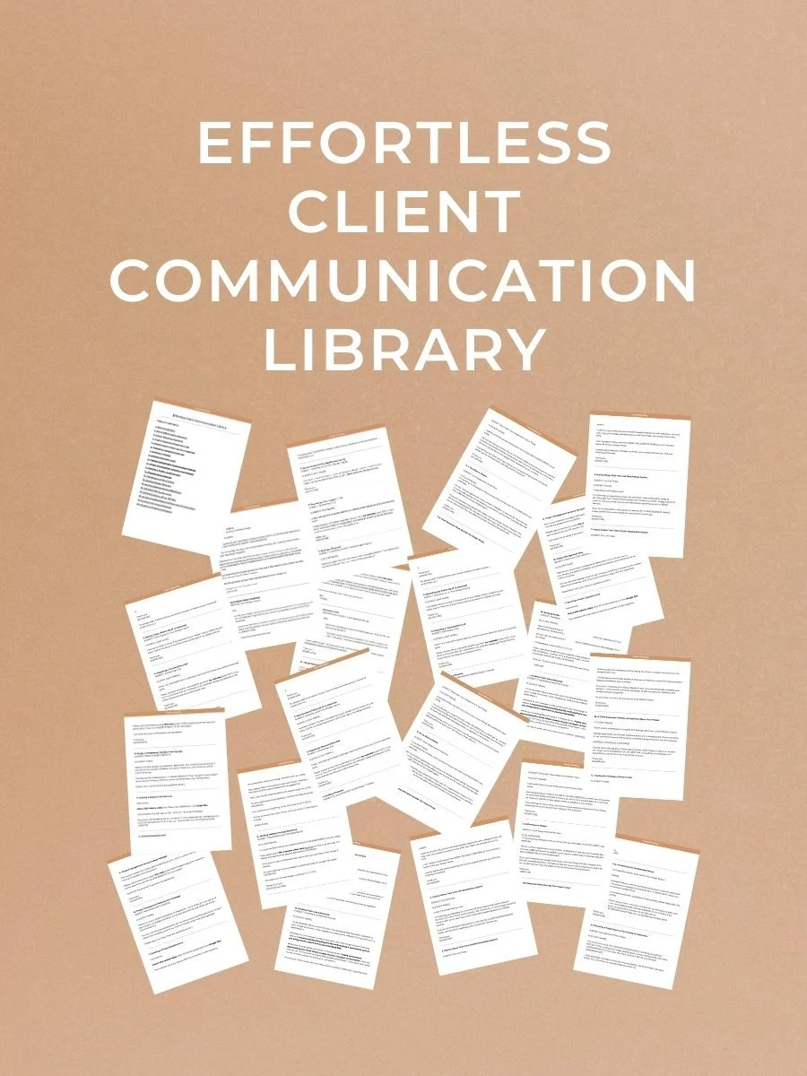 Effortless Client Communication Library - Foxtrot Branding