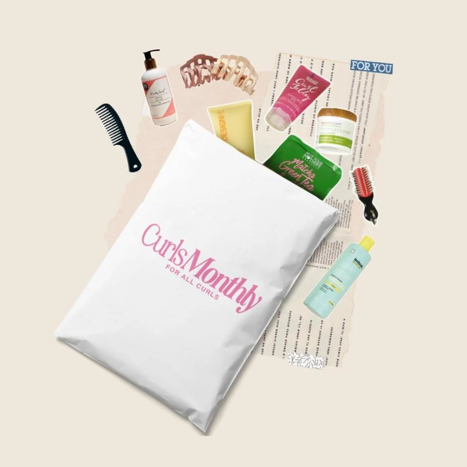 Hair Product Subscription Box Branding & Web Design | Curls Monthly ...