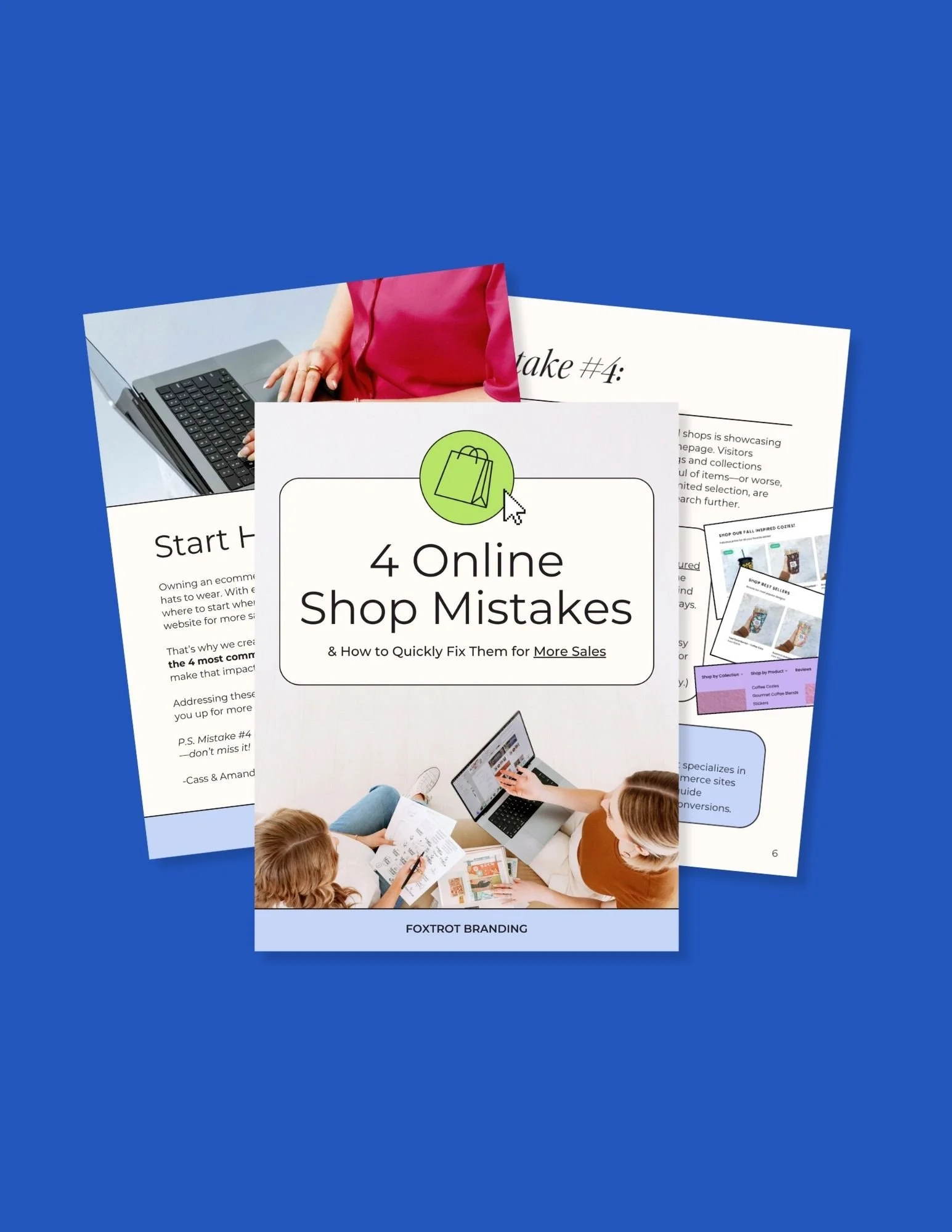 4 Ecommerce Web Design Mistakes | Free Guide - Foxtrot Branding