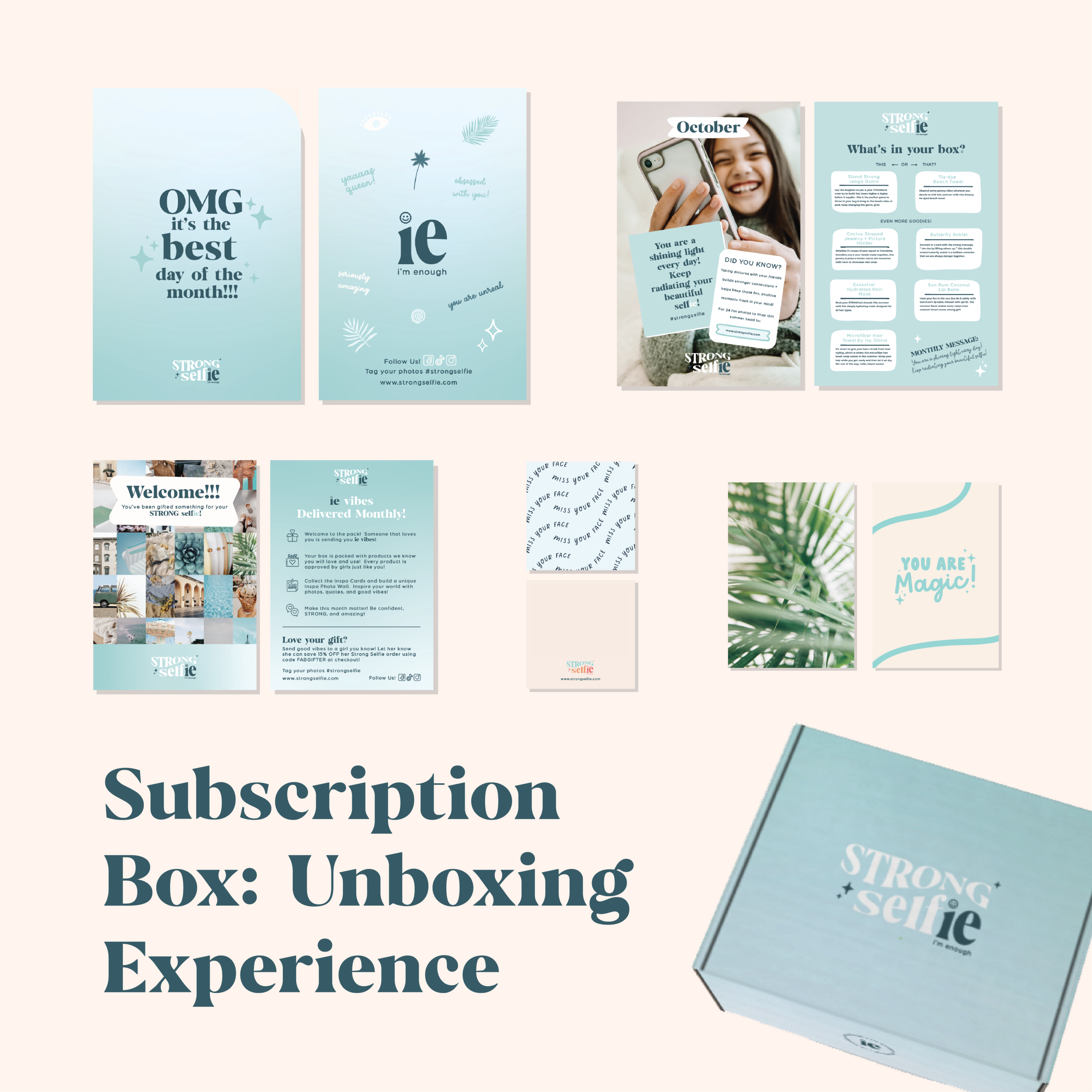 STRONG Selfie Brand and Web Design - Foxtrot Branding | Design & Education