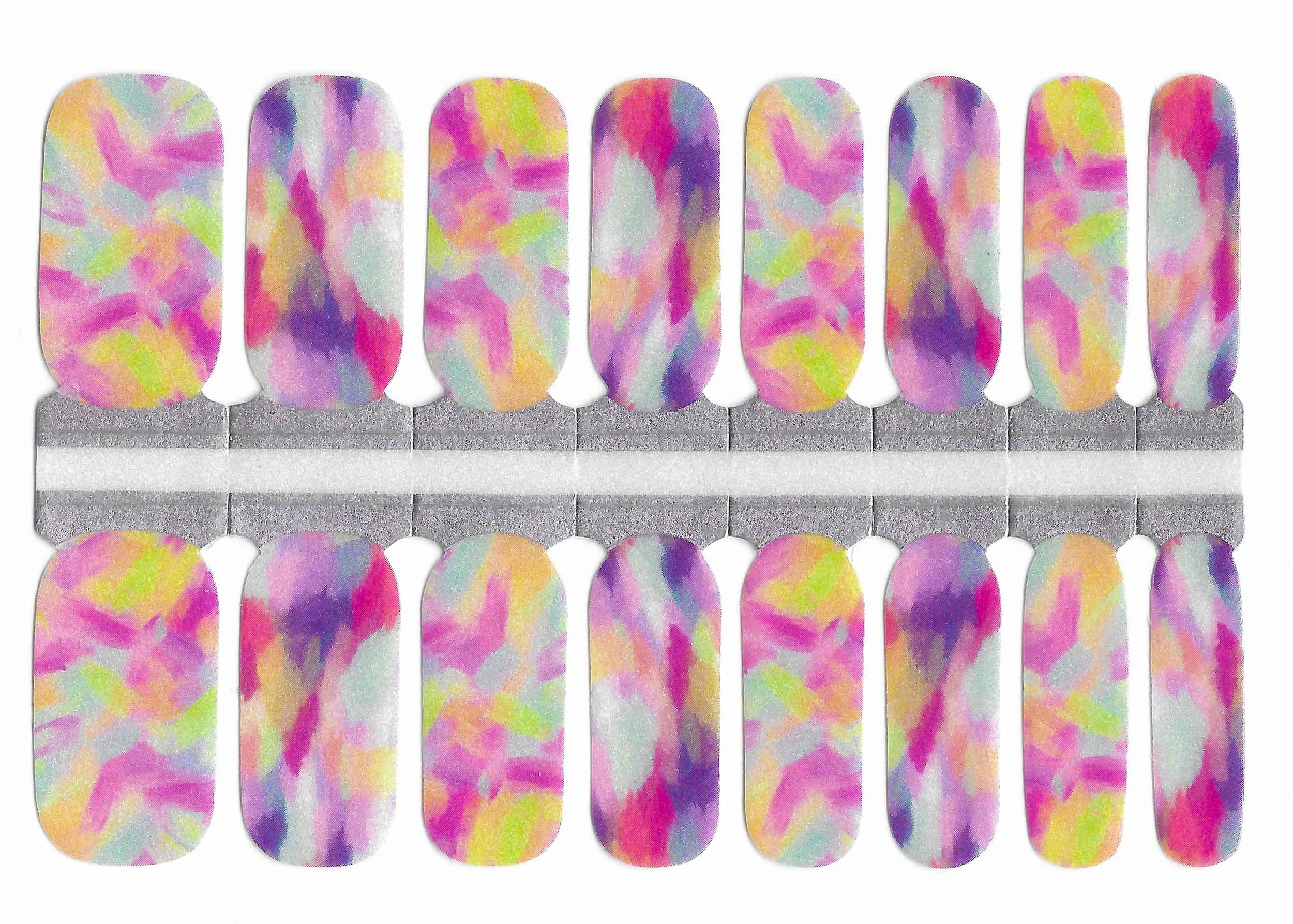 Cheetah Shimmer Nail Wraps — StickyFix Nails No Mess Nail Art