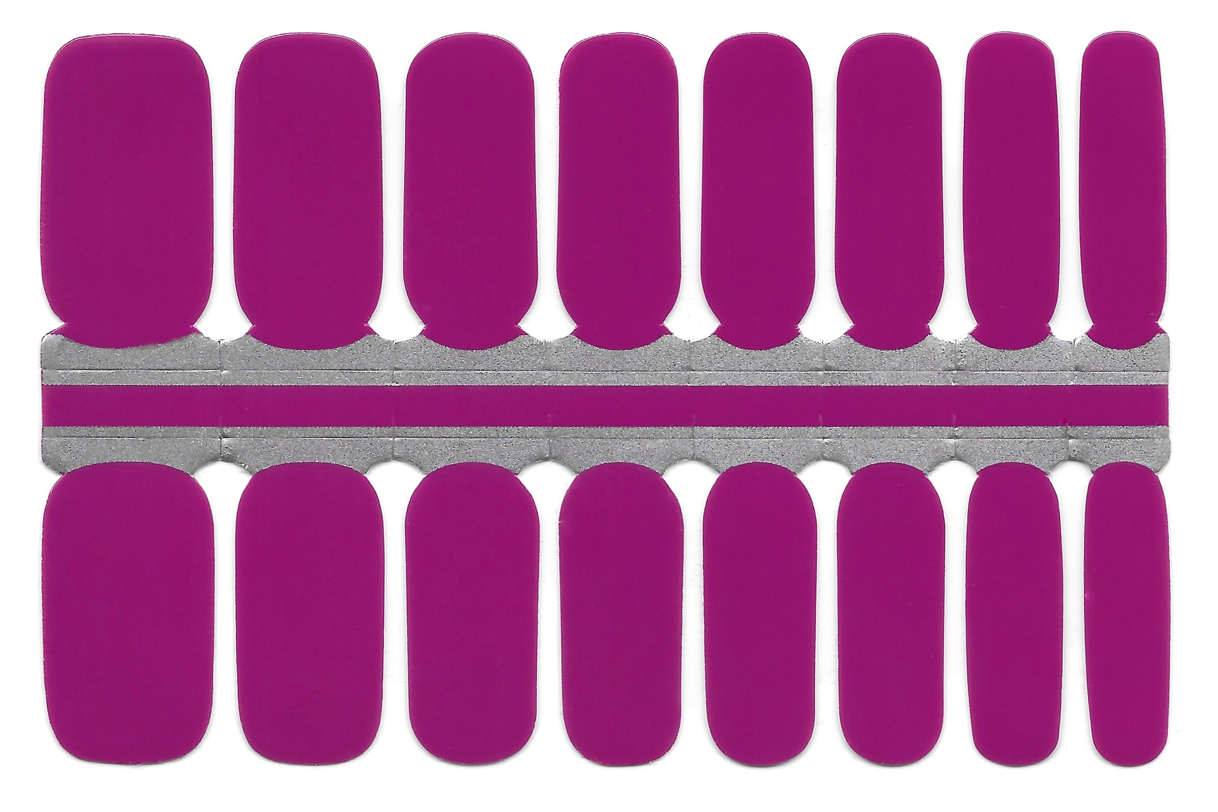 Berry Wine: Deep Purple Red Nail Wraps — StickyFix Nails No Mess Nail Art