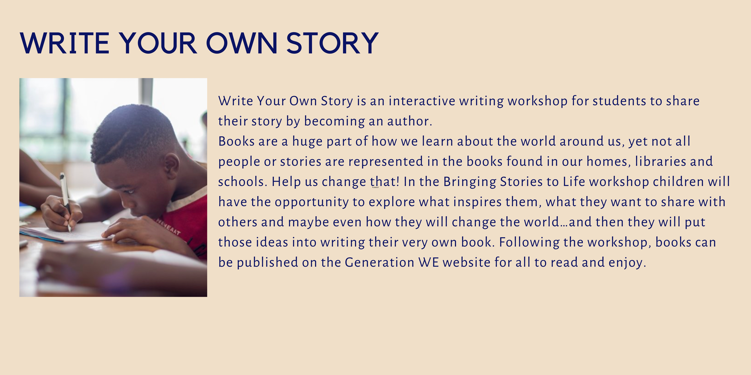 Generation WE Workshops — Generation WE