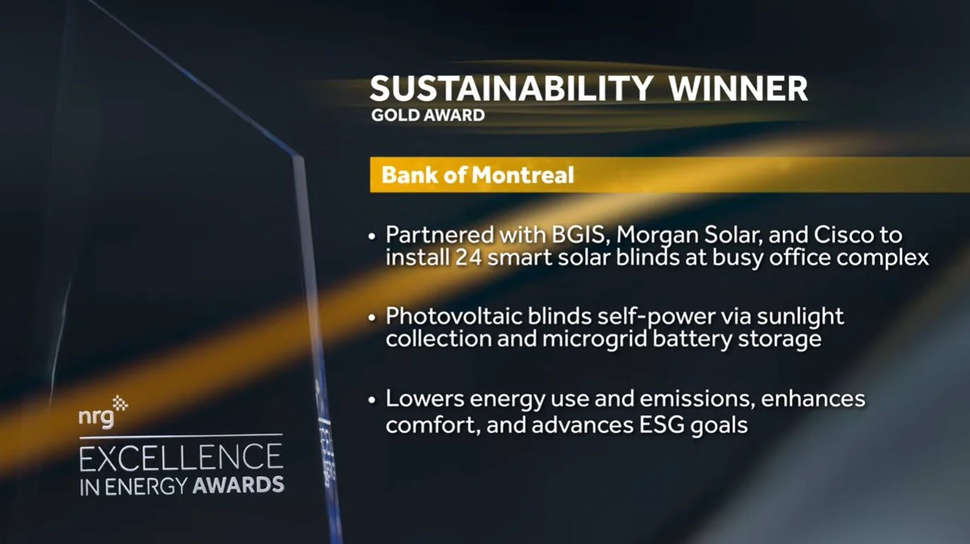 Smart Energy Blinds Project Earns BMO Gold at NRG’s 2025 Sustainability ...
