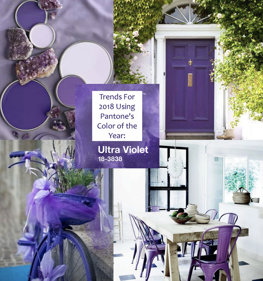 The Pantone Colors Purple And Violet