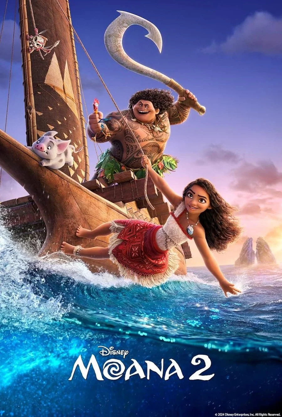 Movies Under the Moon: Moana 2 — Monroe Arts Council