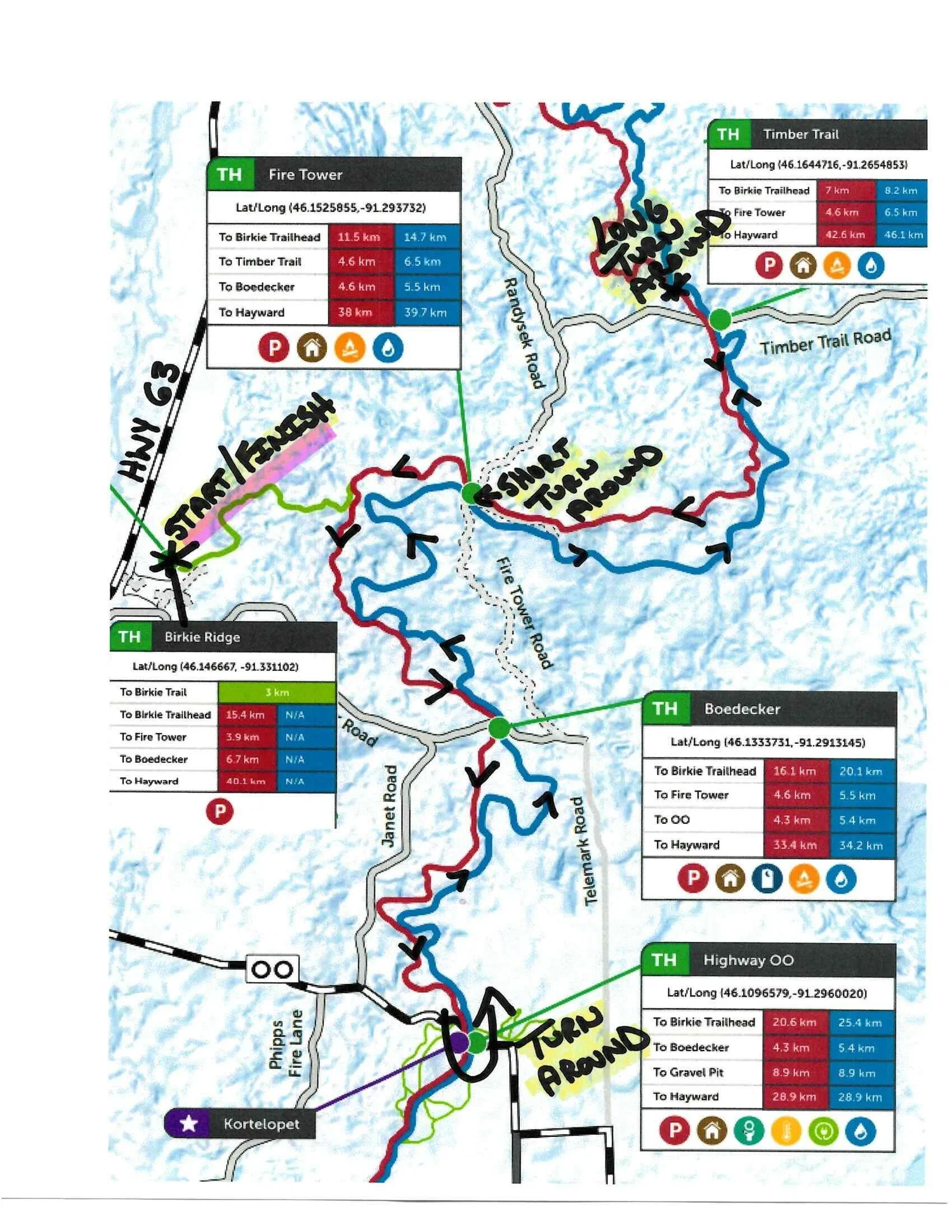 Course — The 42nd Annual Hayward Lions Club Pre-Birkie