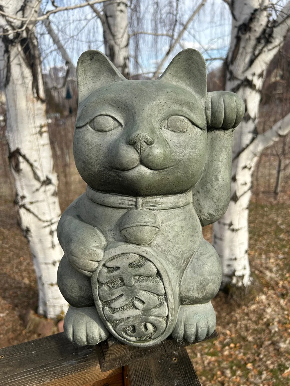Fortune Cat — Greenman Stone